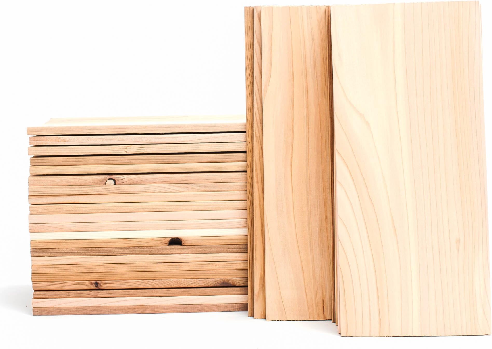 Amazon.com : Wildwood Grilling Bulk 50-Pack 5" x 7" Western Cedar ...