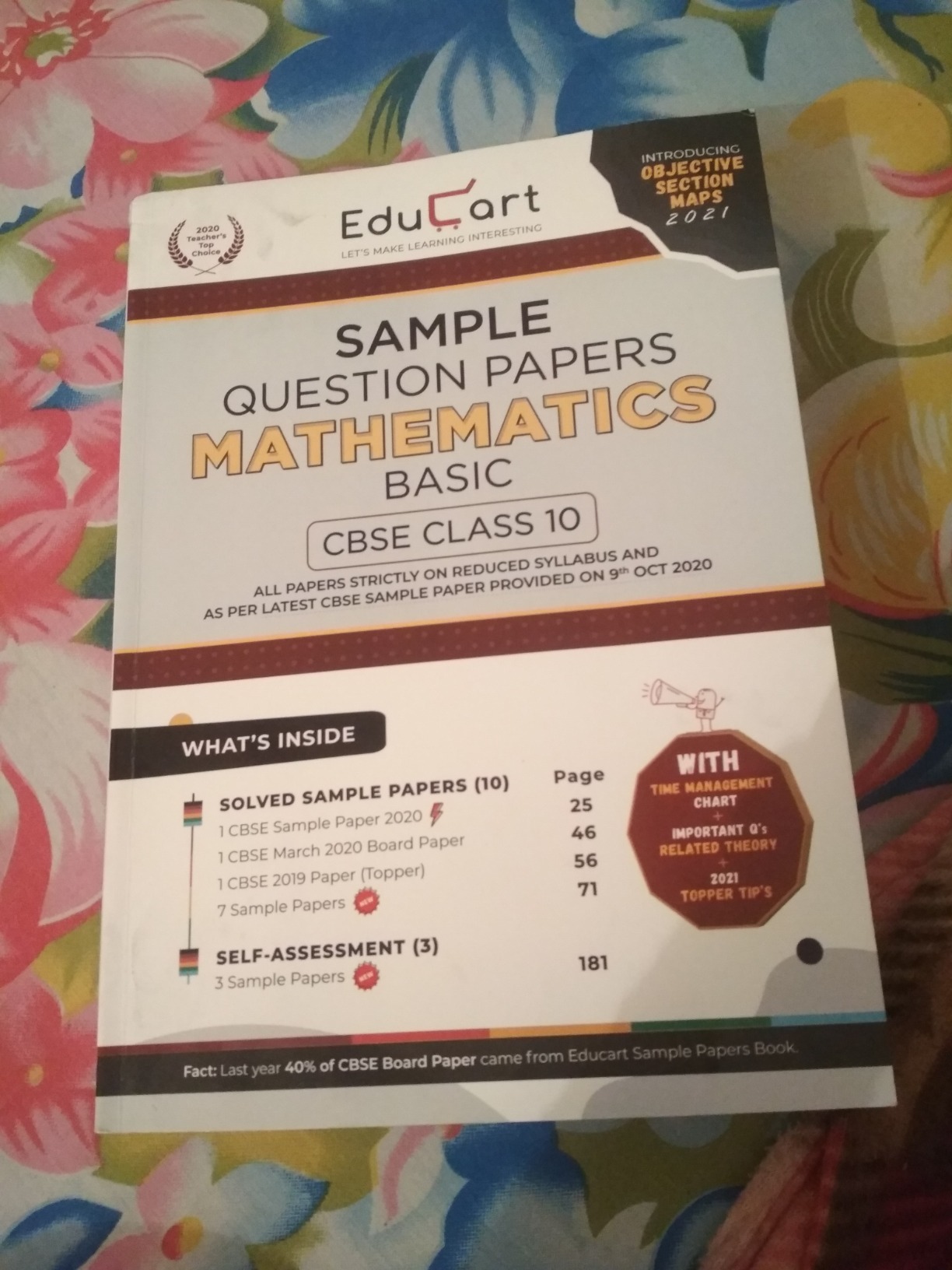 Educart CBSE Class 10 Maths Basic Sample Question Papers For 2021 ...