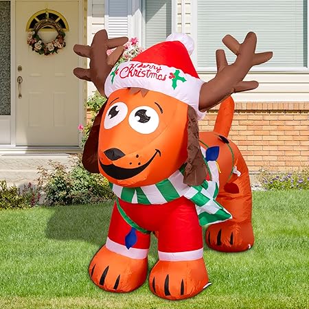 Amazon.com: COMIN 6.1ft Christmas Inflatables Outdoor Decorations, Blow ...