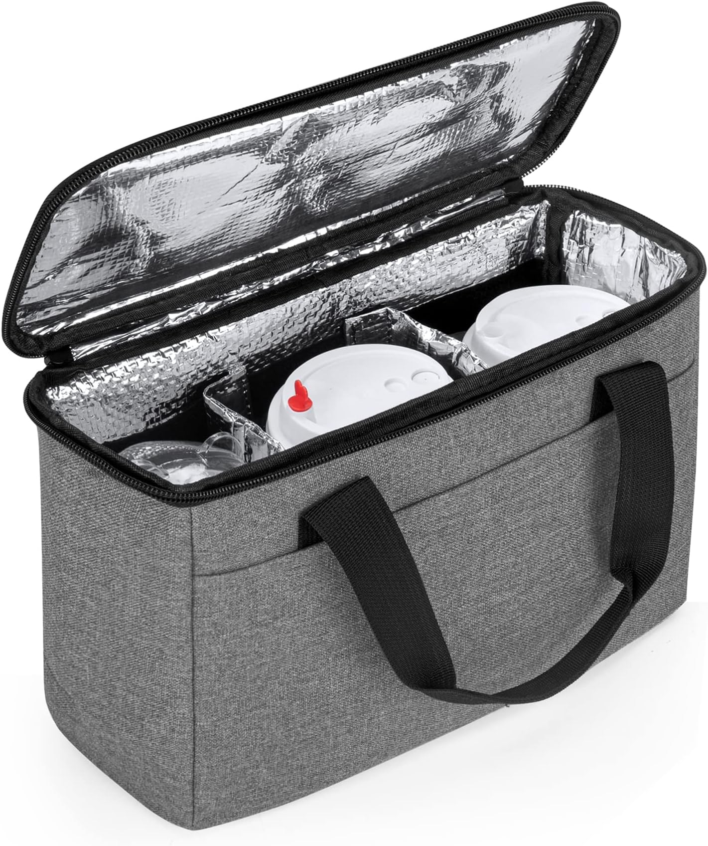 Amazon.com: Drink Caddy Portable Drink Carrier and Reusable Coffee Cup ...