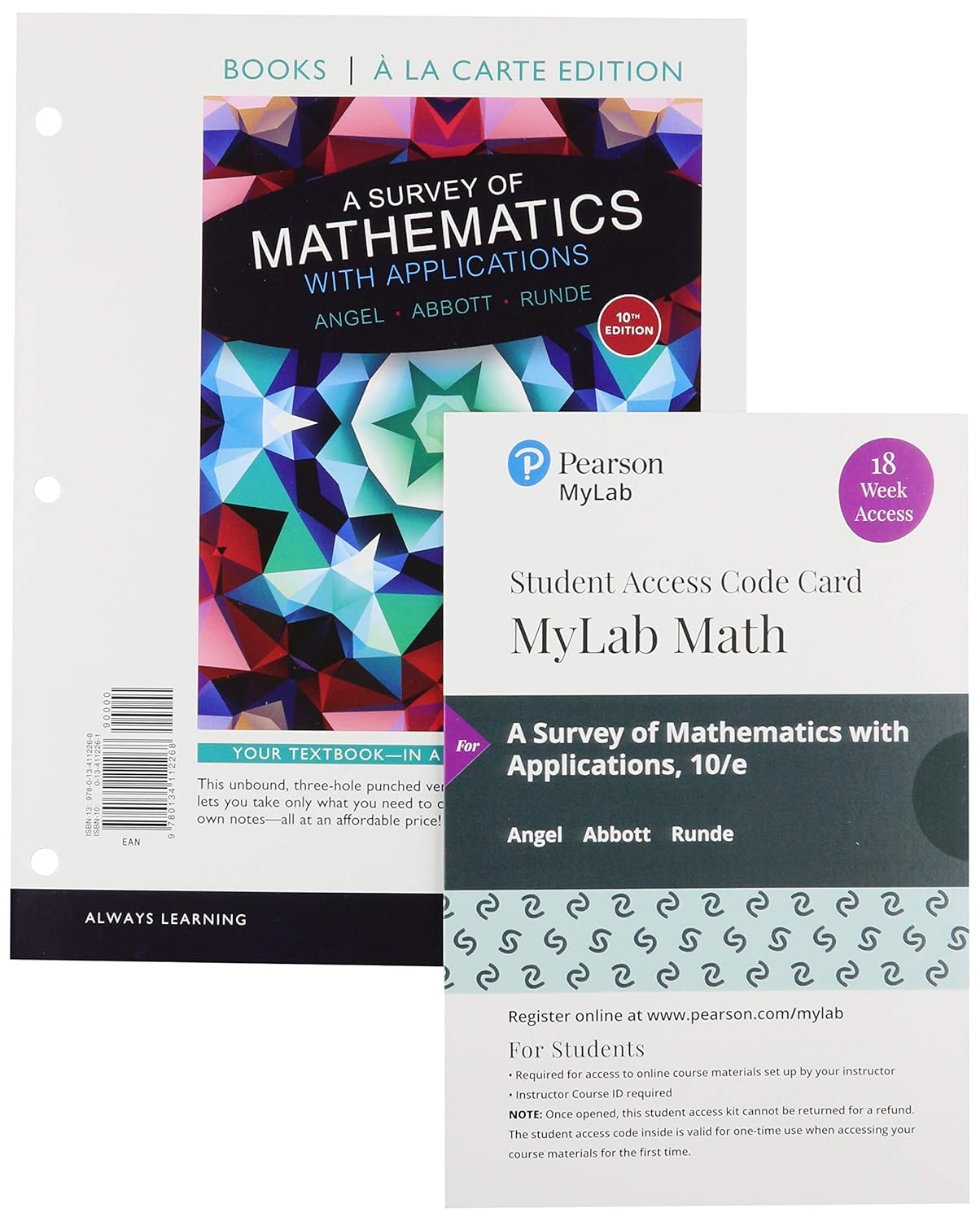 Amazon.com: A Survey of Mathematics with Applications, Loose-Leaf ...