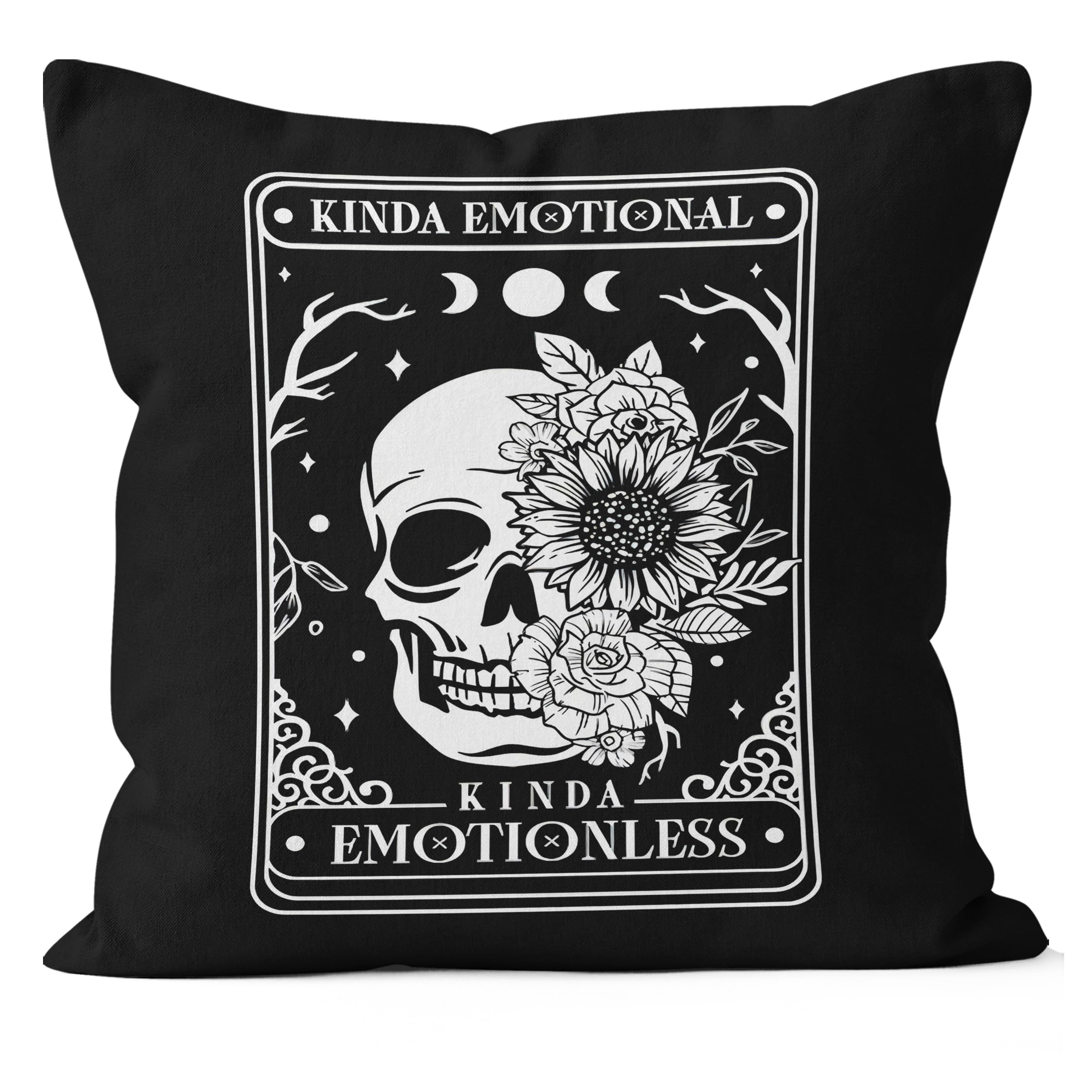 Amazon.com: QGFM Gothic Pillow Covers 18x18, Skull Pillows, Witchy ...