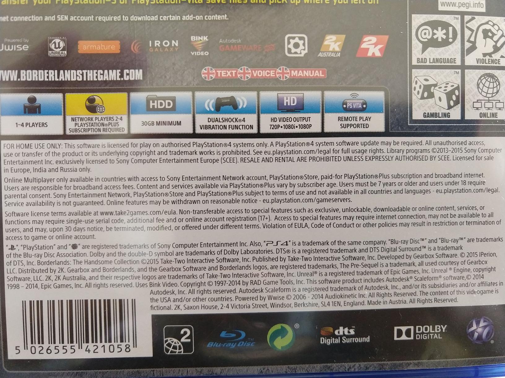 Amazon.com: Borderlands: The Handsome Collection - Playstation 4 ...