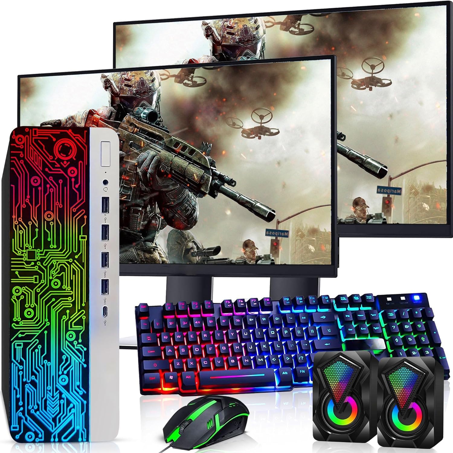 Amazon.com: Dell OptiPlex Desktop RGB Computer PC, Intel Core i5 up to ...