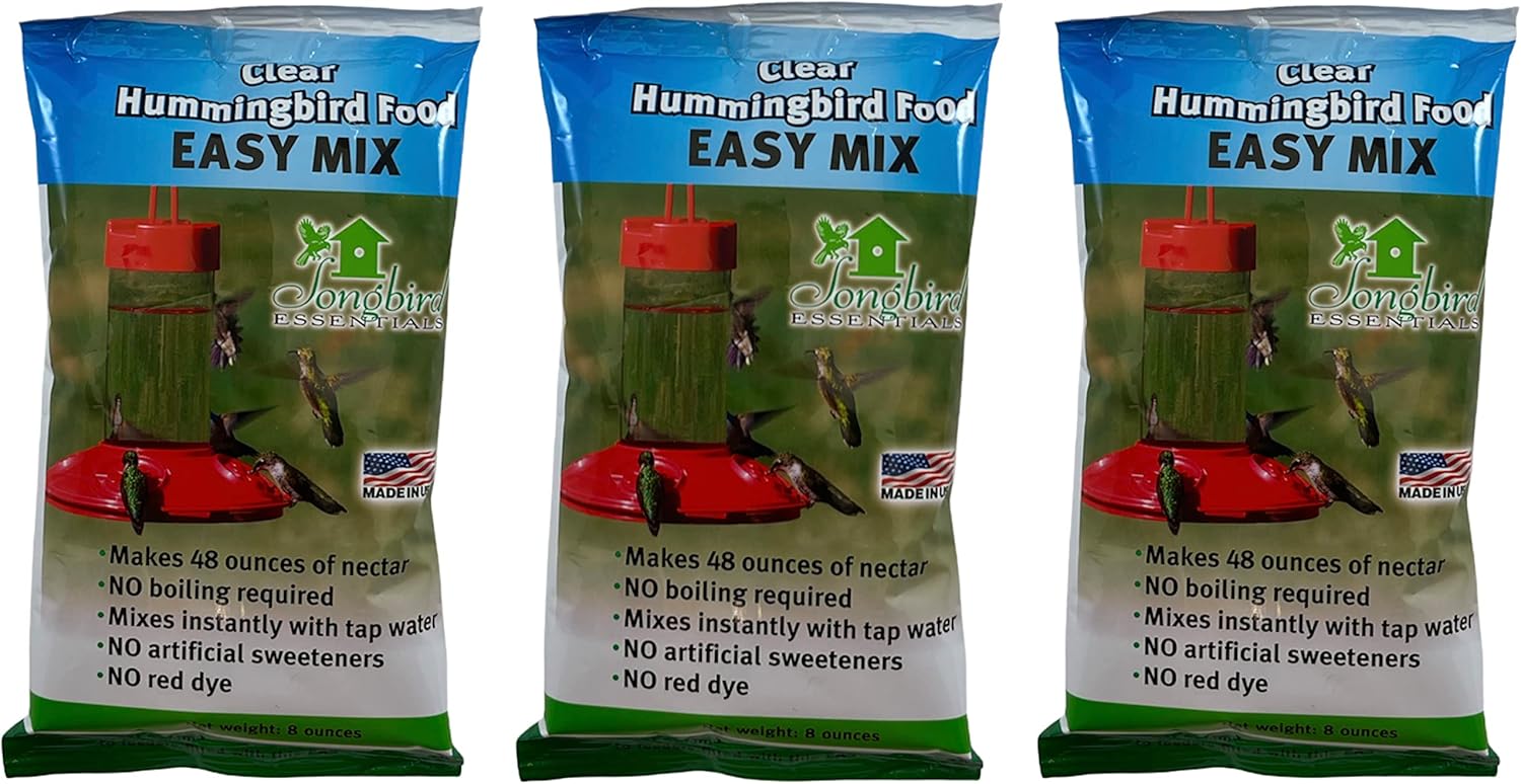 Amazon.com: Songbird Essentials Clear Hummingbird Nectar, 8 Ounce Dry ...