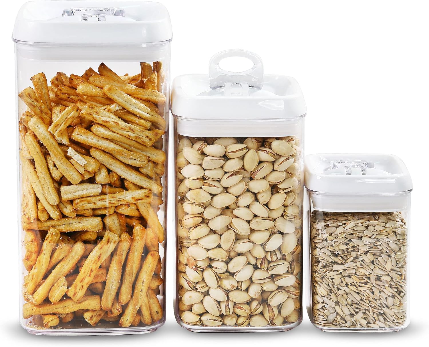 Amazon.com: Felli Flip Tite Acrylic Food Storage Container with Lid 6 ...