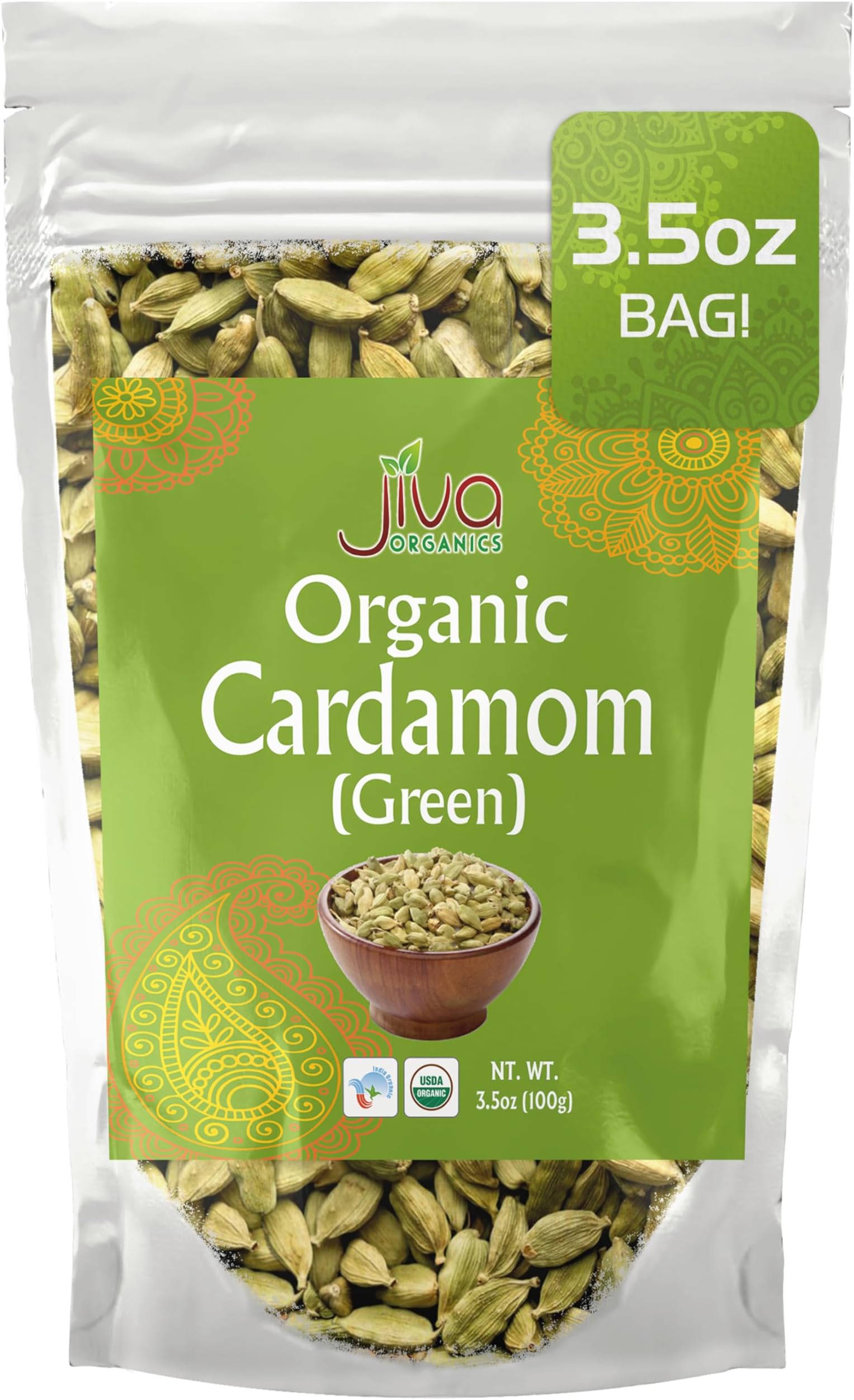 Amazon.com : The Spice Way Cardamom Pods- (4 oz) Whole Green Cardamom ...