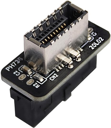 Amazon.com: USB 3.2 Gen 1 to Gen 2 Header Adapter, Front Panel Socket ...