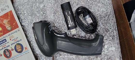 iBall WBS-650MV 2.4GHZ Wireless High-Speed 1D Barcode Scanner Reader ...