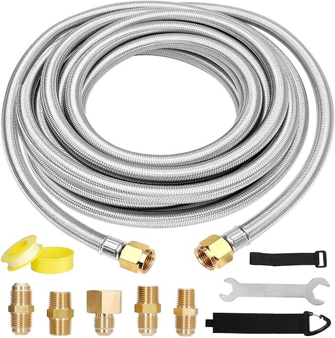 Aekops 12FT High Pressure Propane Hose Extension with Conversion ...