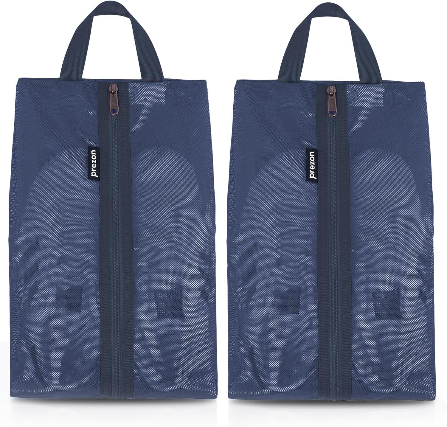 Amazon.com: Prezon Travel Shoe Bags, Water Resistant TPU Mesh, Sturdy ...