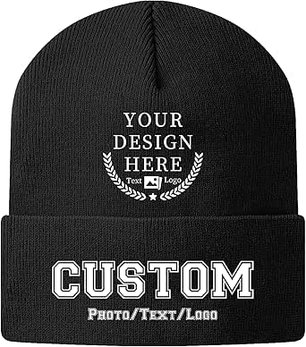 Bulk Custom Beanie Customized Beanies for Men Women Personalized ...