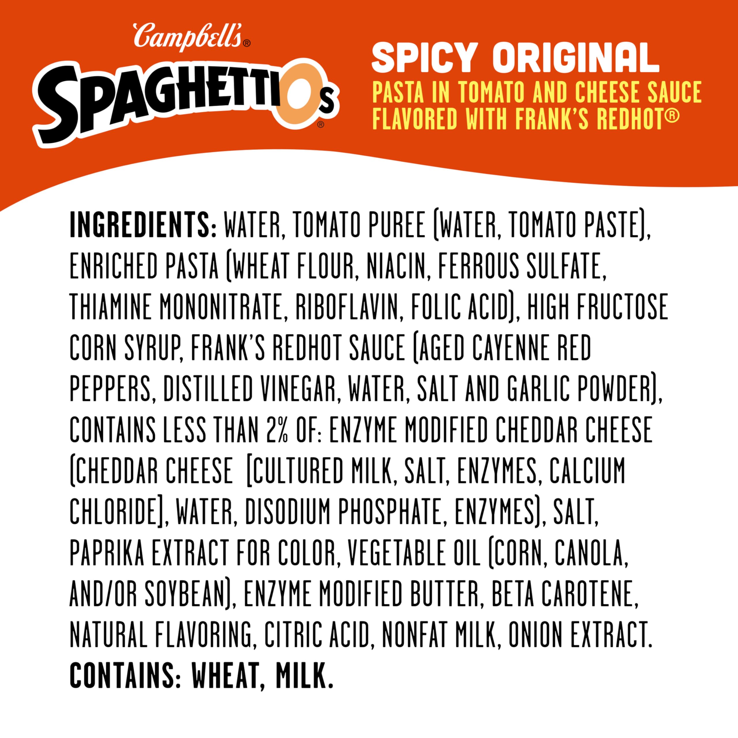 Snapklik.com : SpaghettiOs Spicy Original Made