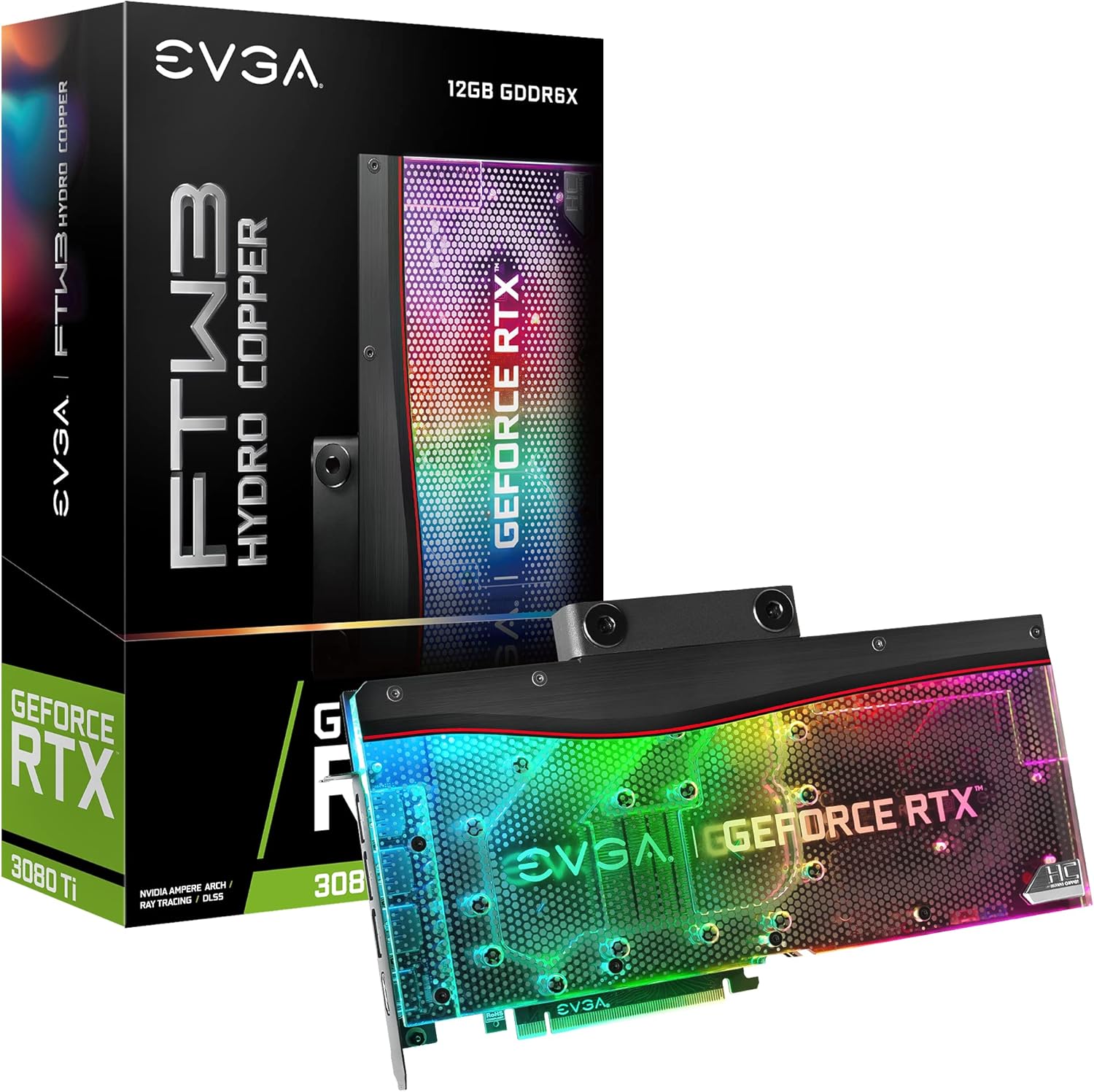 Amazon.com: EVGA GeForce RTX 3080 Ti FTW3 ULTRA HYDRO COPPER GAMING ...
