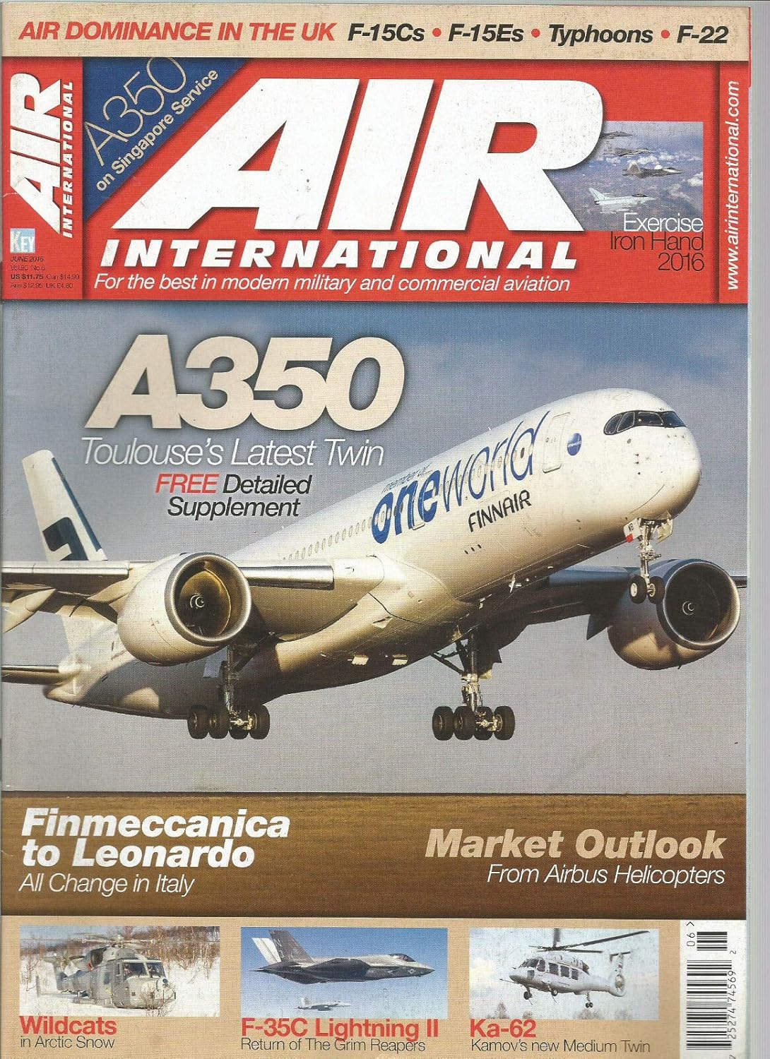 AIR INTERNATIONAL MAGAZINE JUNE 2016 VOLUME 90 No.6 Product: AIR ...
