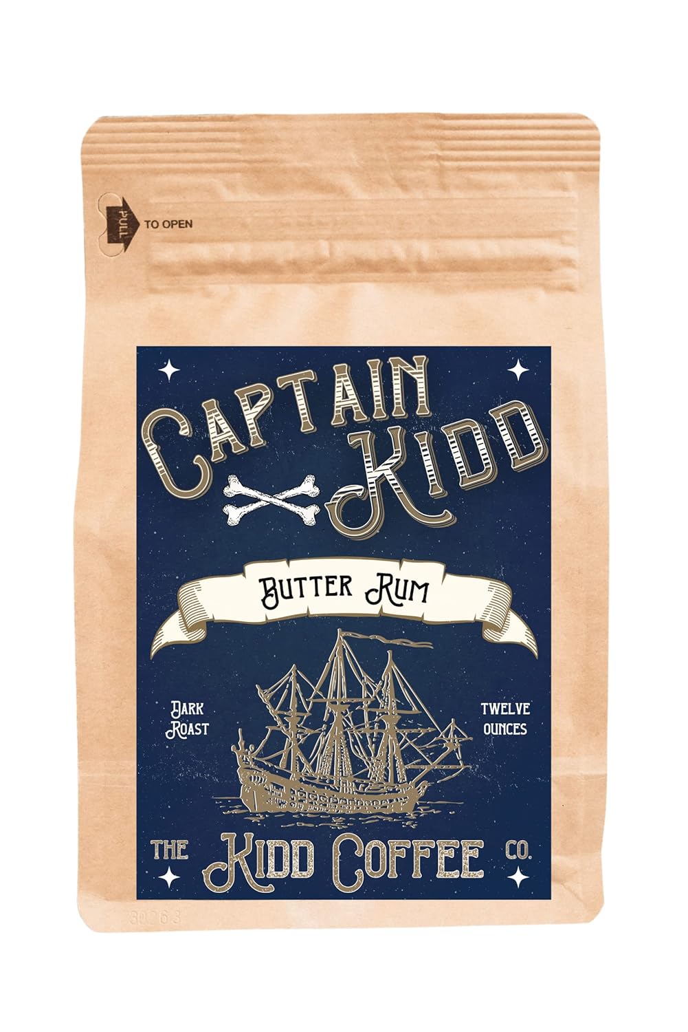 Amazon.com : Kidd Coffee Co. Captain Kidd 3-Pack Bundle 12 oz Whole ...