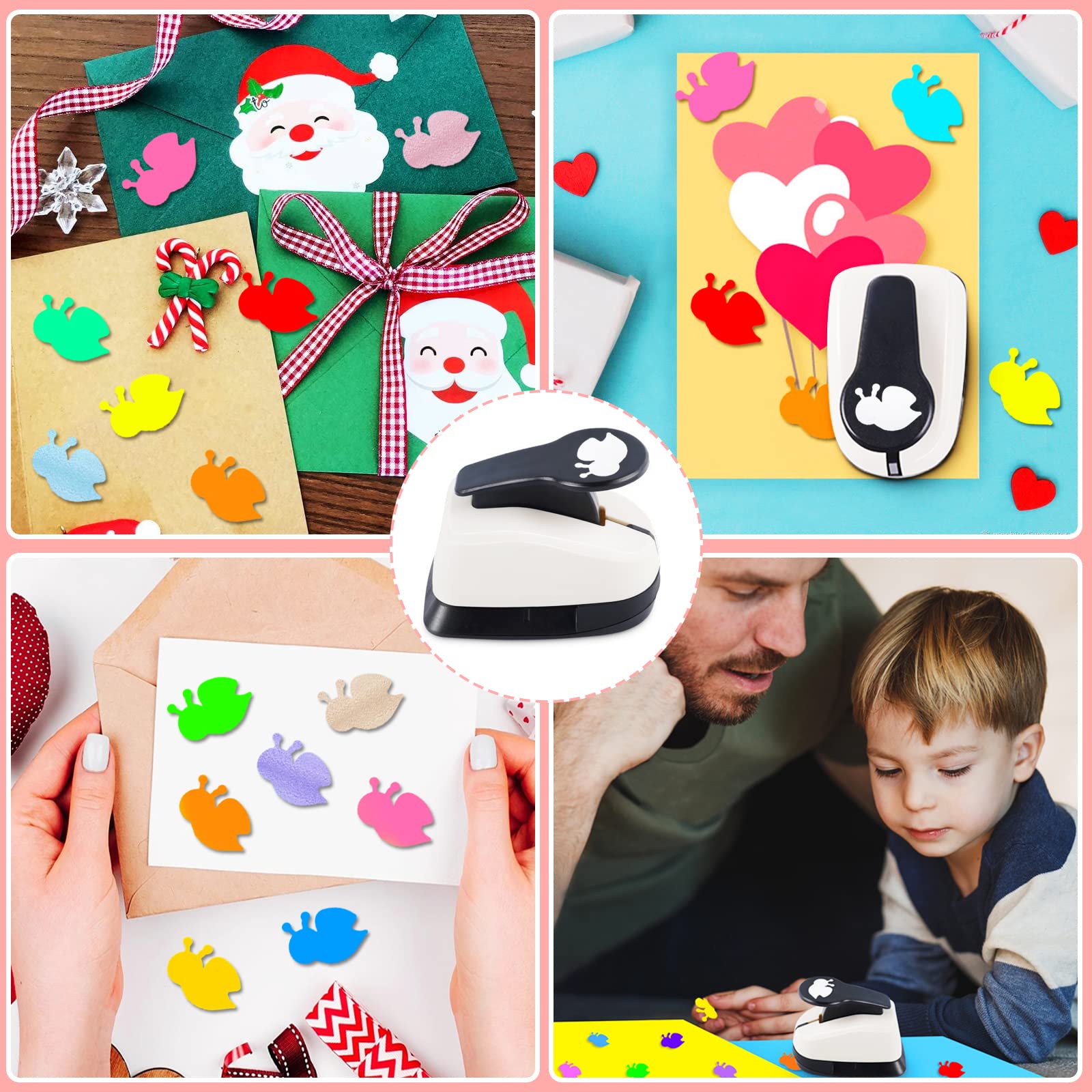 Snapklik.com : Craft Hole Punch 1 Inch, Paper Craft Punch Pattern Shape ...