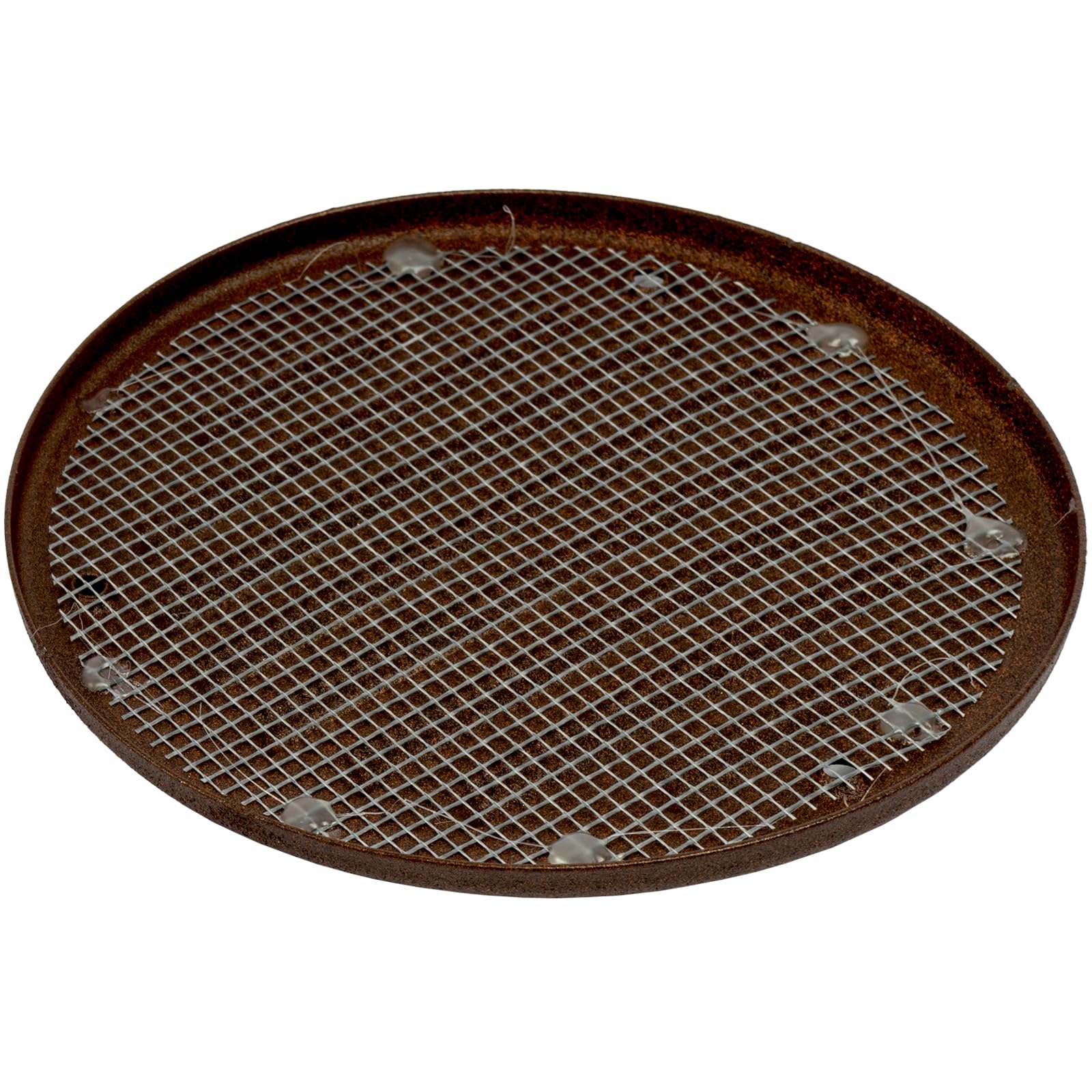 Snapklik.com : ECOPRO VENT Brown Metal 4 Inch Round Ventilation Grille ...