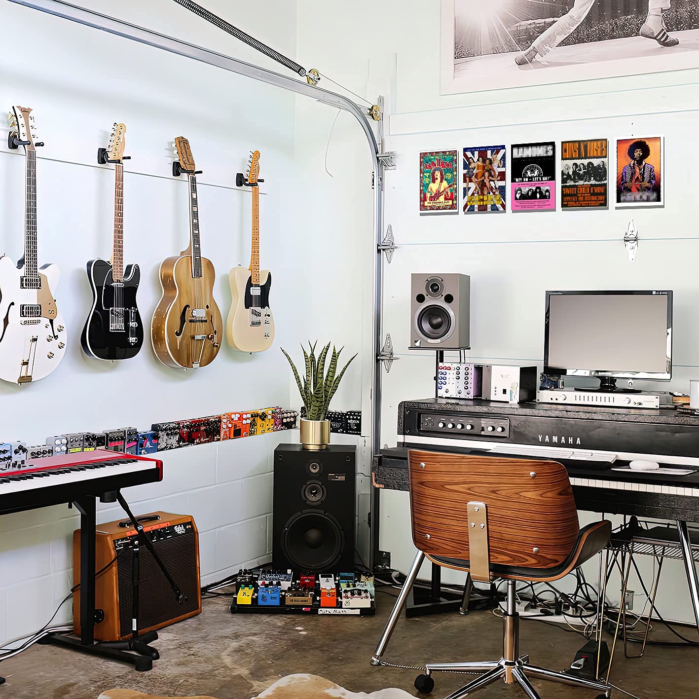 HK Studio Vintage Posters of Music Band - Easy Peel & Stick Indie ...