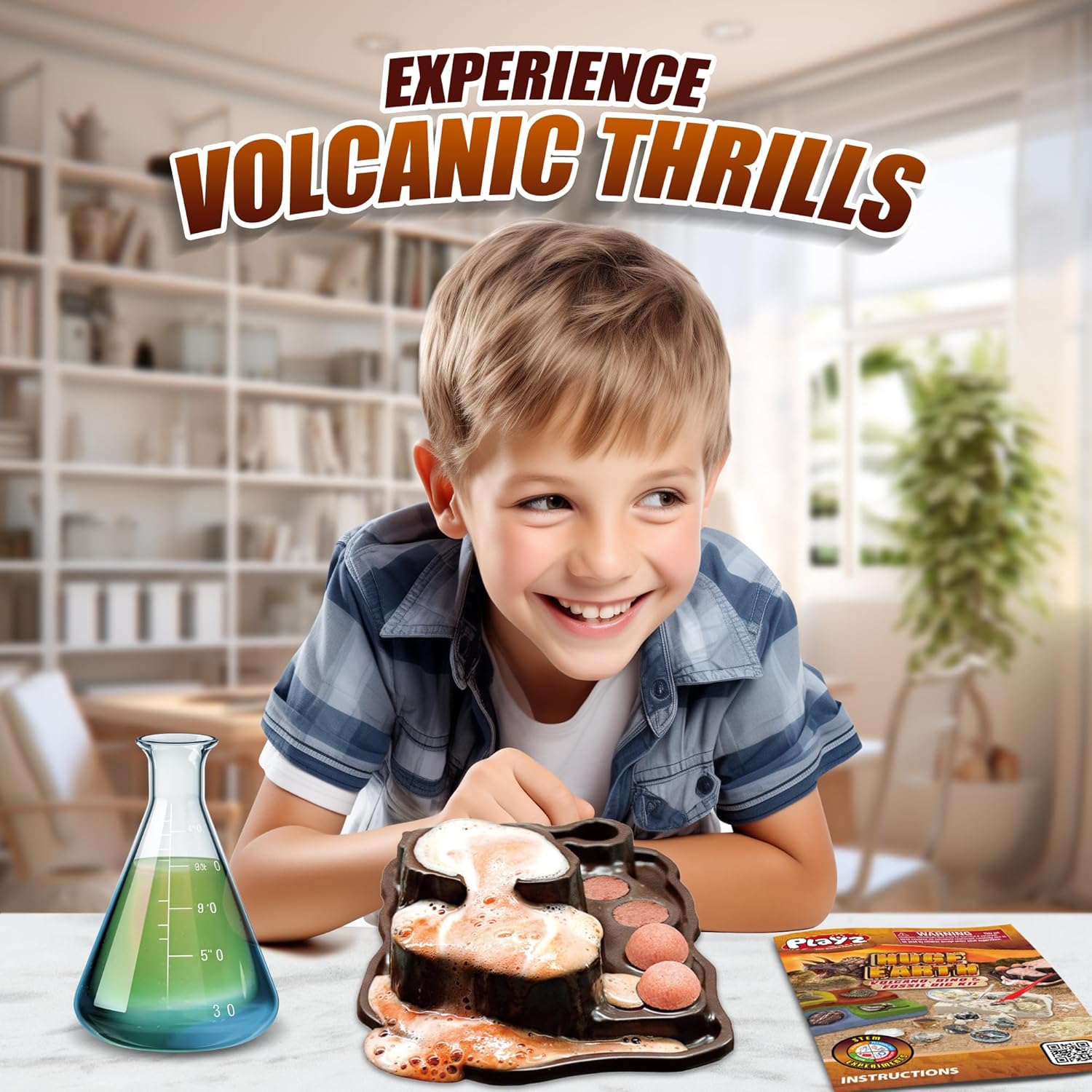 Playz Volcanic Eruption & Lava Lab - Educational Australia | Ubuy