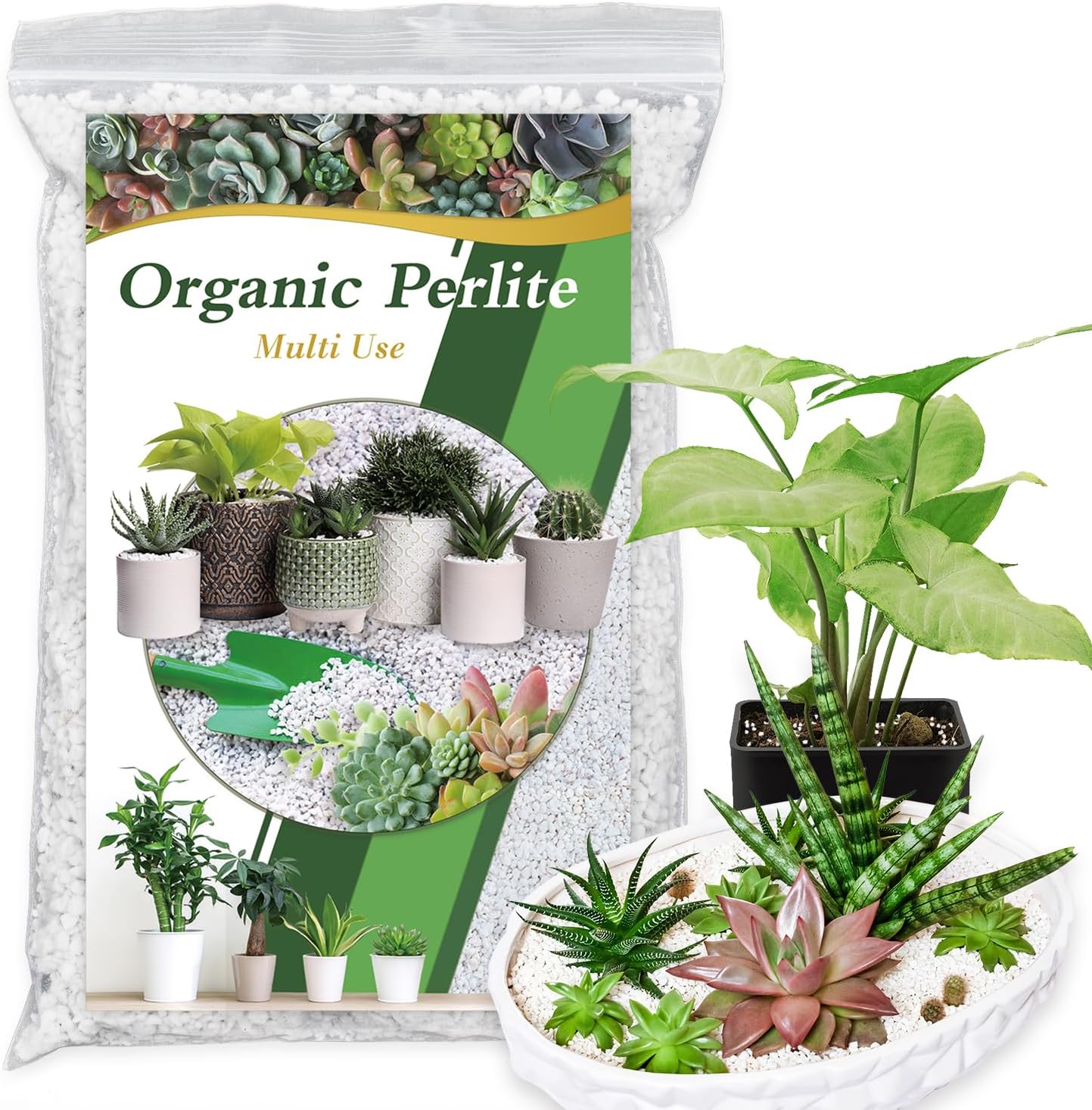 Amazon.com : Organic Perlite for Plants, Enhances Soil Drainage and ...