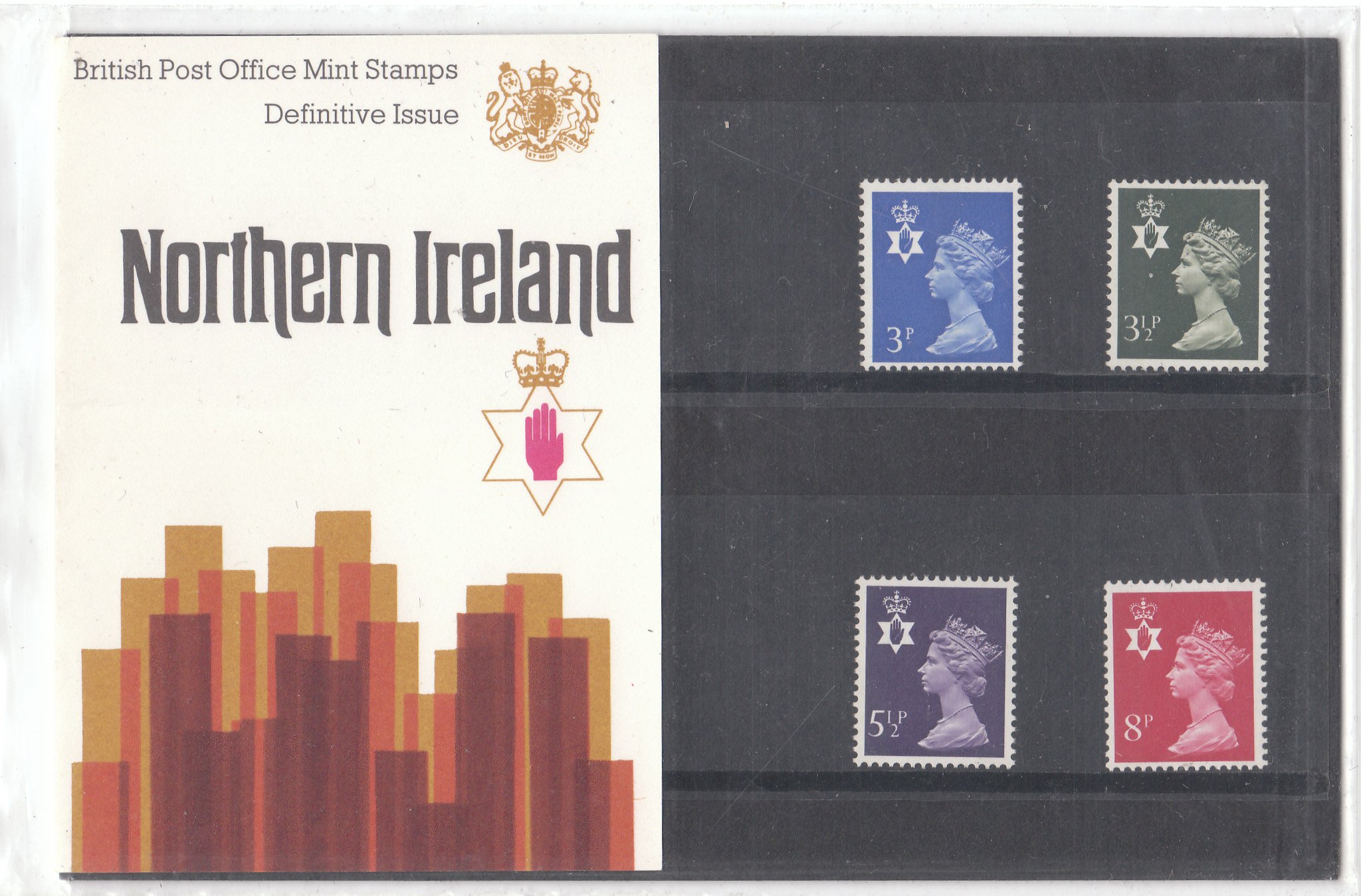 1974 NORTHERN IRELAND DEFINITIVE STAMPS Presentation Pack. : Amazon.co ...