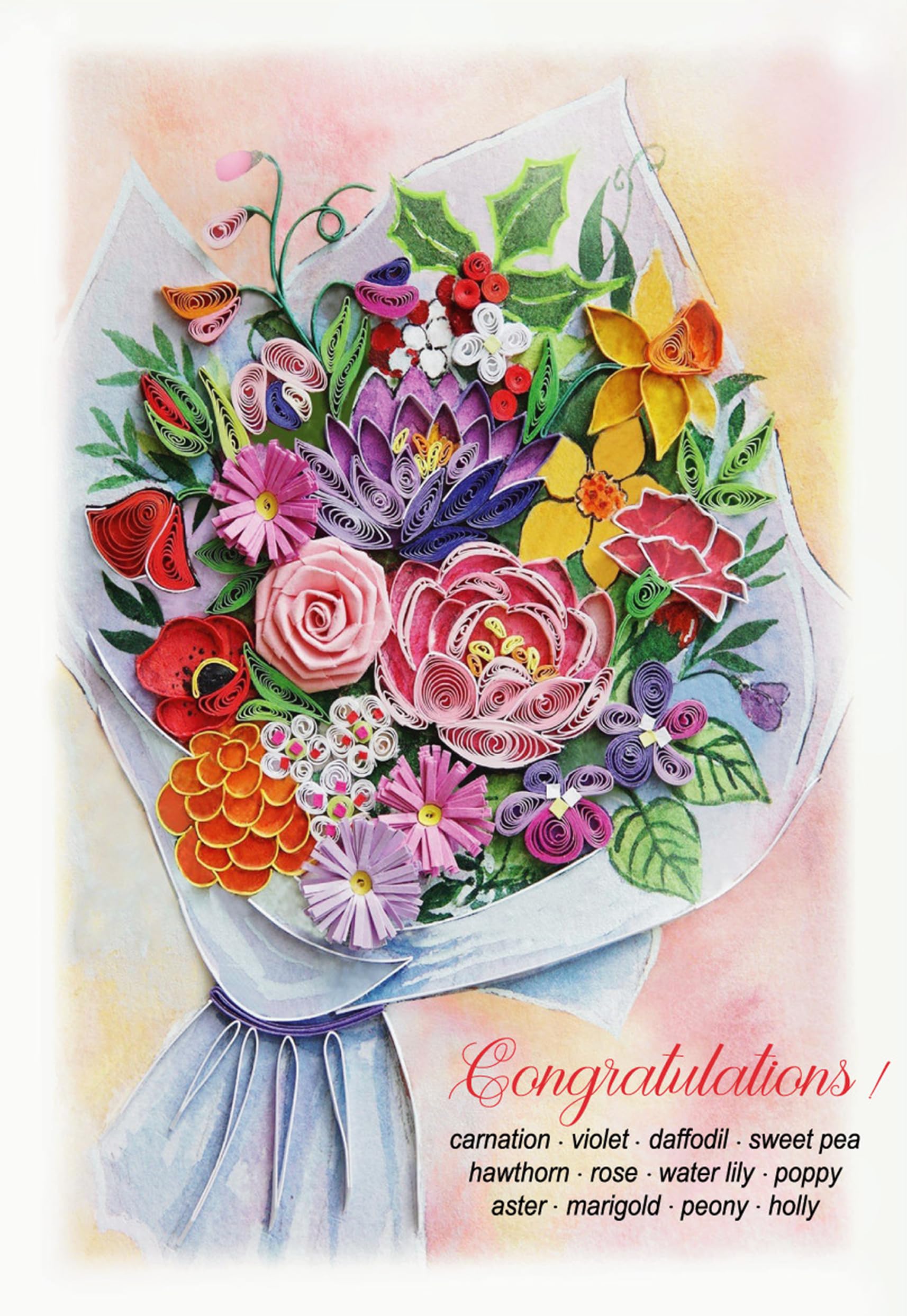 Congratulations Flowers Cards