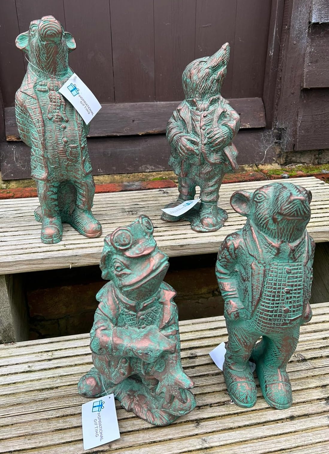 Inspirational Gifting 30cm Wind in the Willows set of 4 Garden ...
