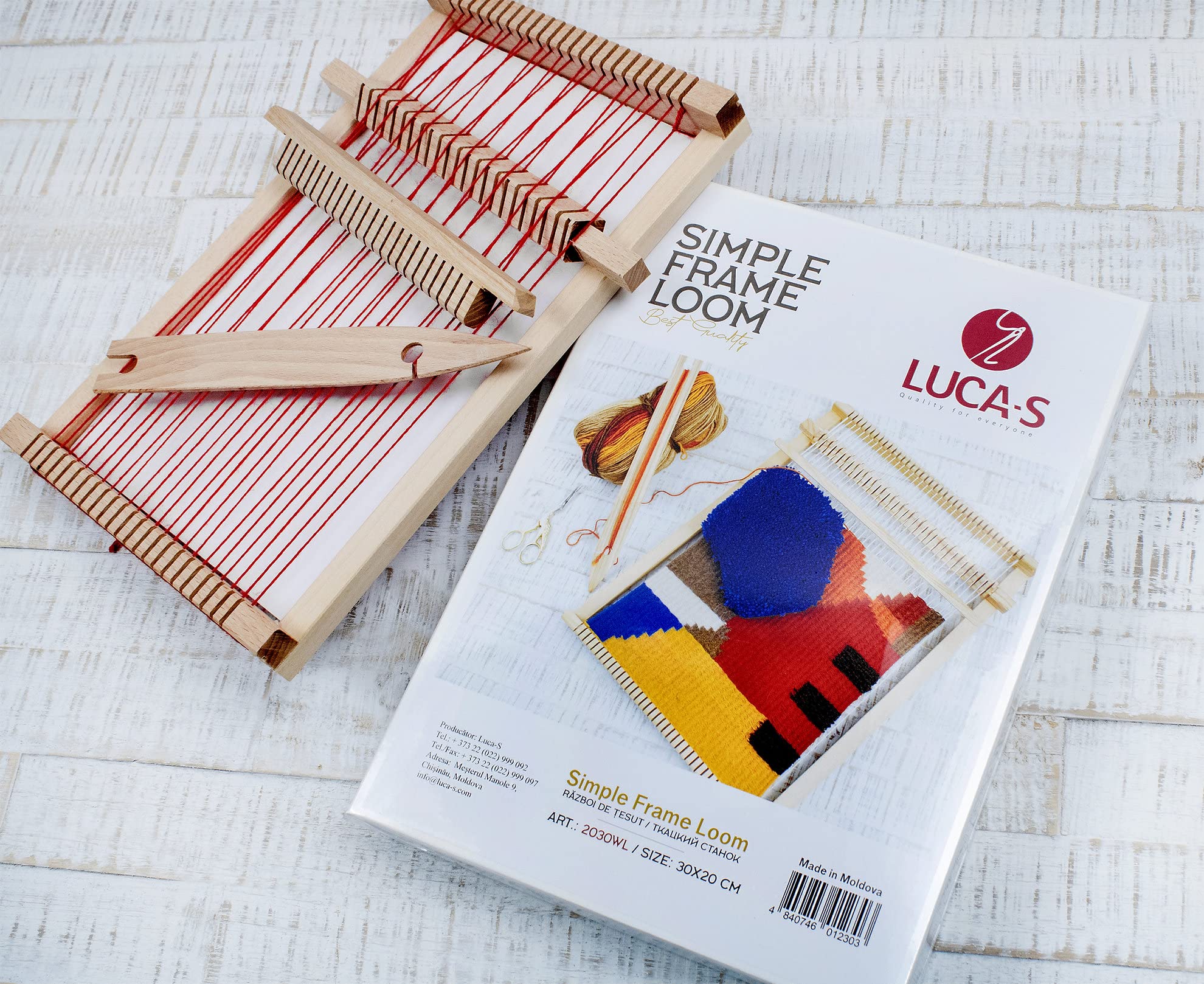 Rigid Heddle Loom Craft PIRXXIY 12-Inch Kit For Beginners - Complete ...