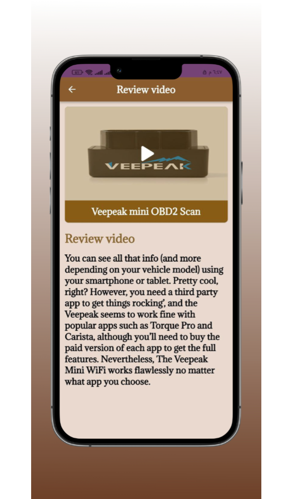 Veepeak mini OBD2 Scan Guide - App on Amazon Appstore