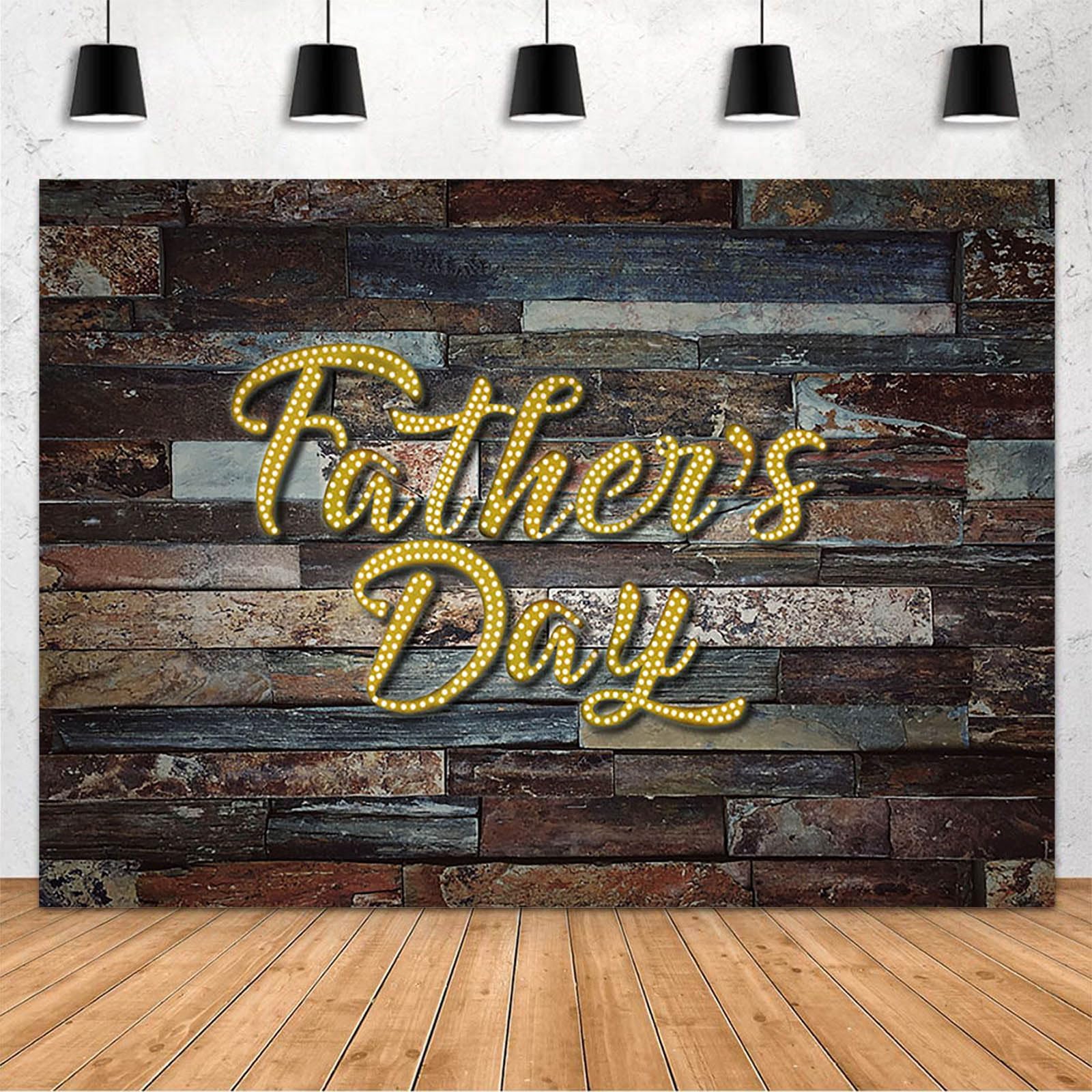 Amazon.com : MEHOFOND 10x7ft Father's Day Backdrop Fathers Day Party ...