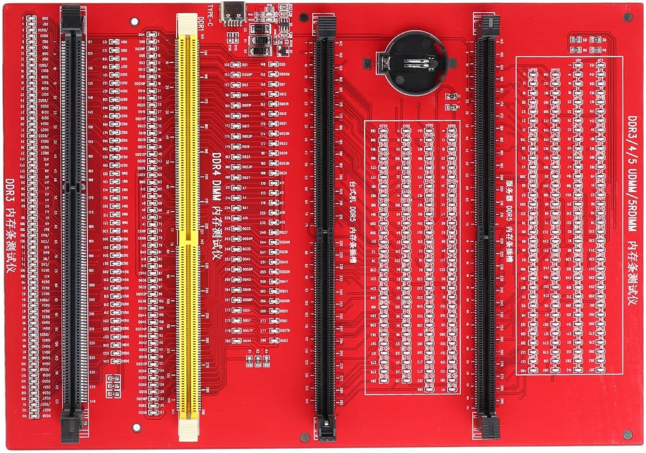 Amazon.co.jp: DDR4 RAM メモリ テスター、4 in 1 DDR3 / DDR4 / DDR5UDMM / DDR5RDIMM メモリ テスター、デスクトップおよびサーバー ...