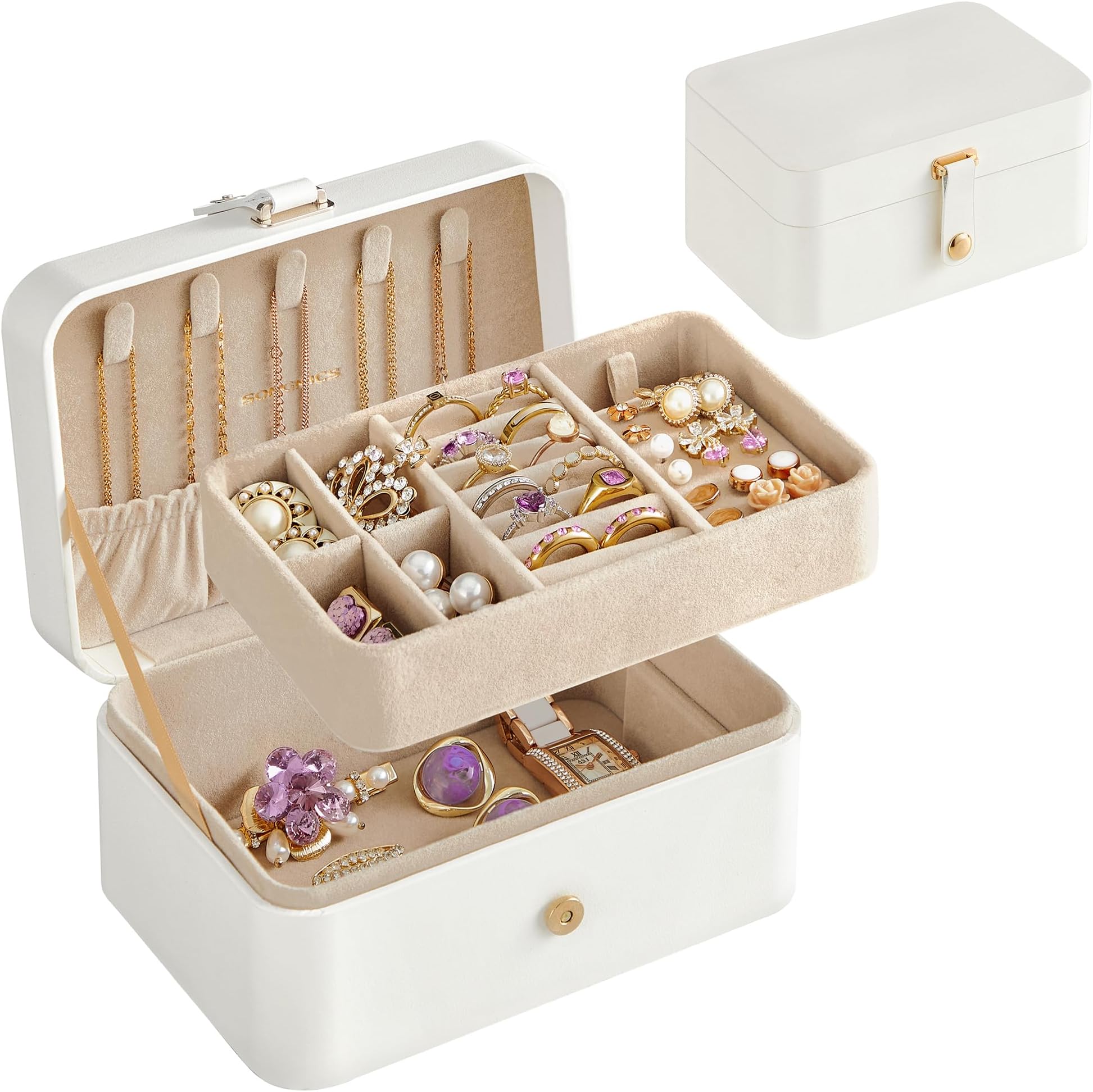 PANDORA Boîte à bijoux originale pour femme et fille Boîte à bijoux de ...