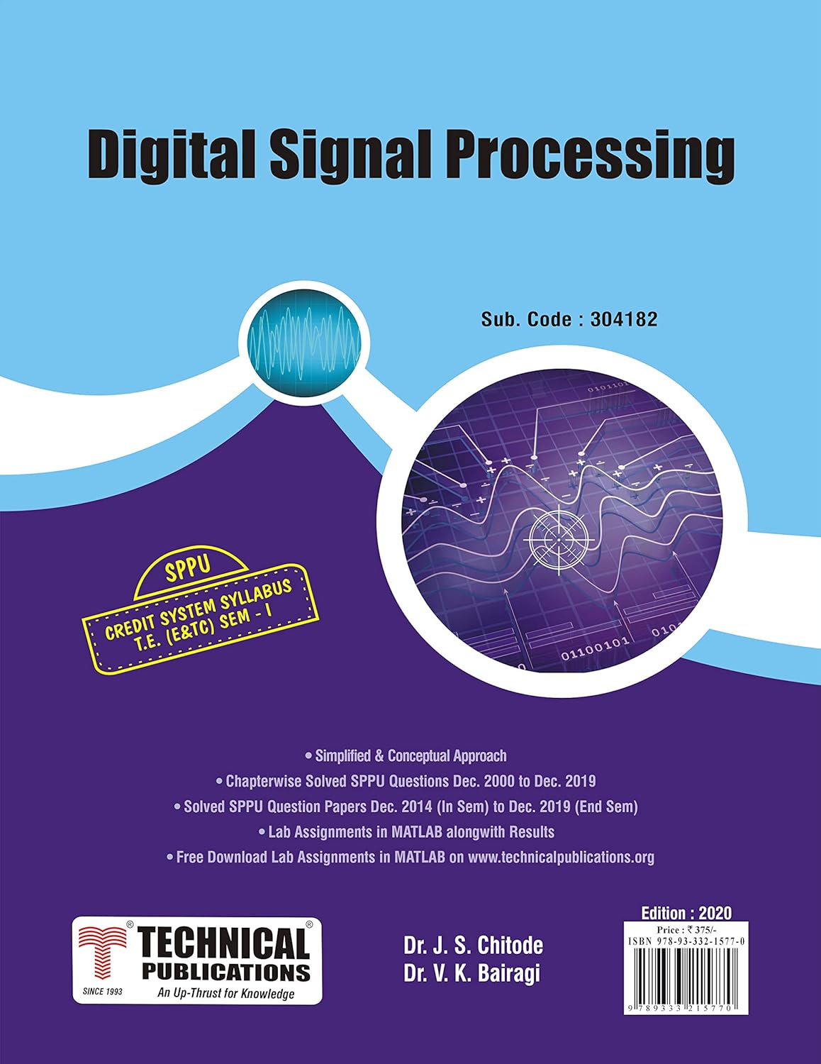 Amazon.com: Digital Signal Processing for SPPU 15 Course (TE - I - E&Tc/Elex. - 304182) – 2020 ...