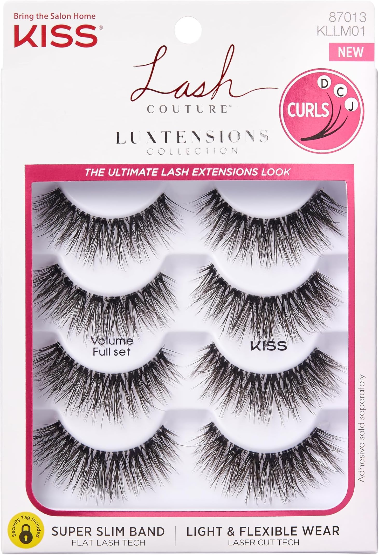 Amazon.com: KISS My Lash But Better Fake Eyelashes Multipack – Bare ...