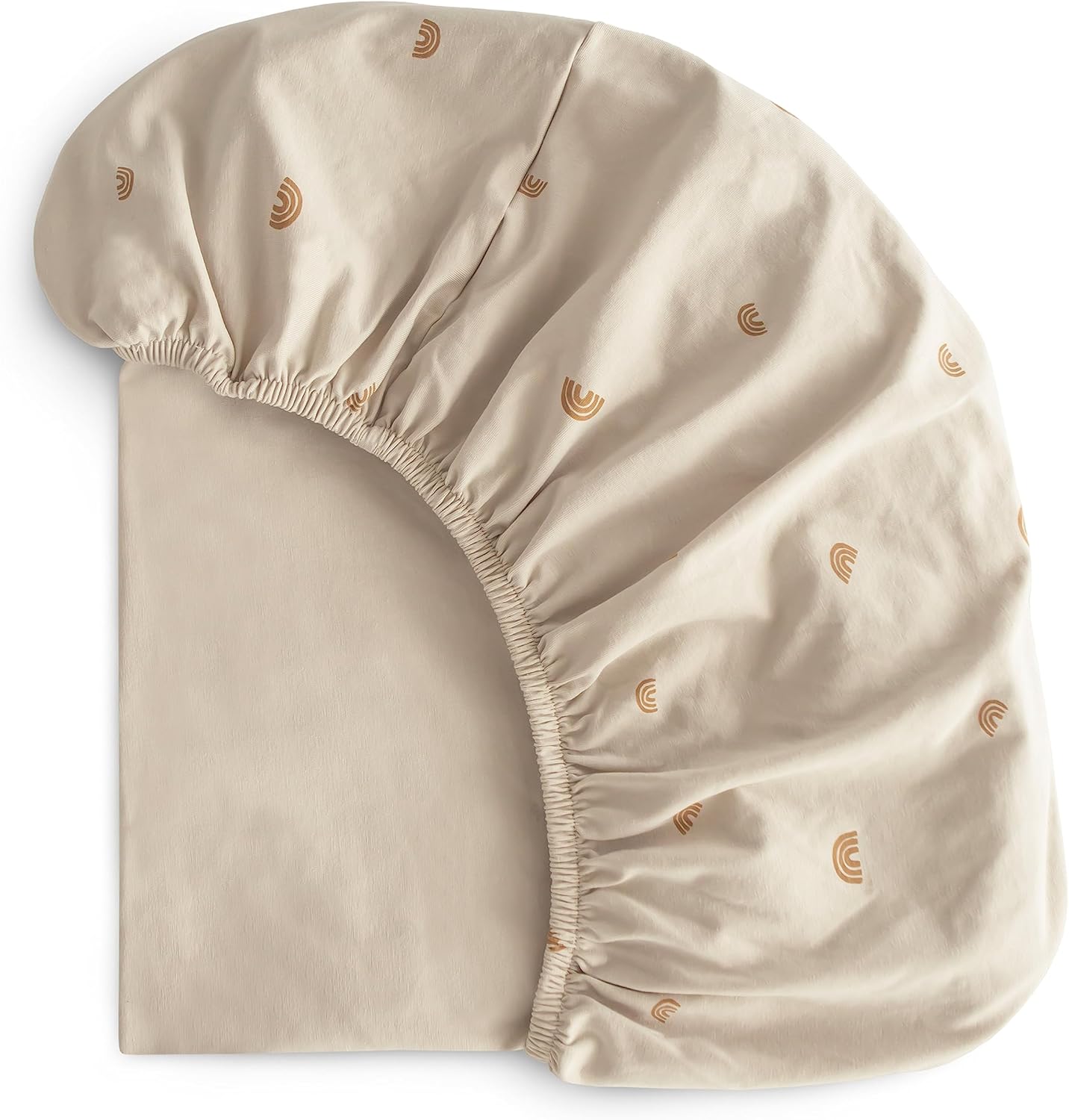 Amazon.com: mushie Stretchy & Soft Crib Sheet | Fitted 28" x 52 ...