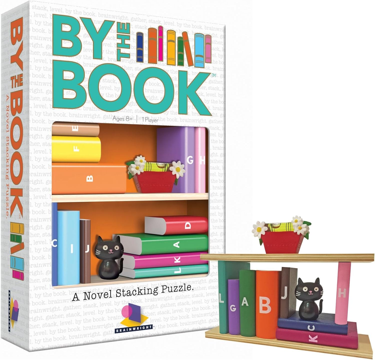Amazon.com: Brainwright by The Book, A Novel Stacking Puzzle : Toys & Games