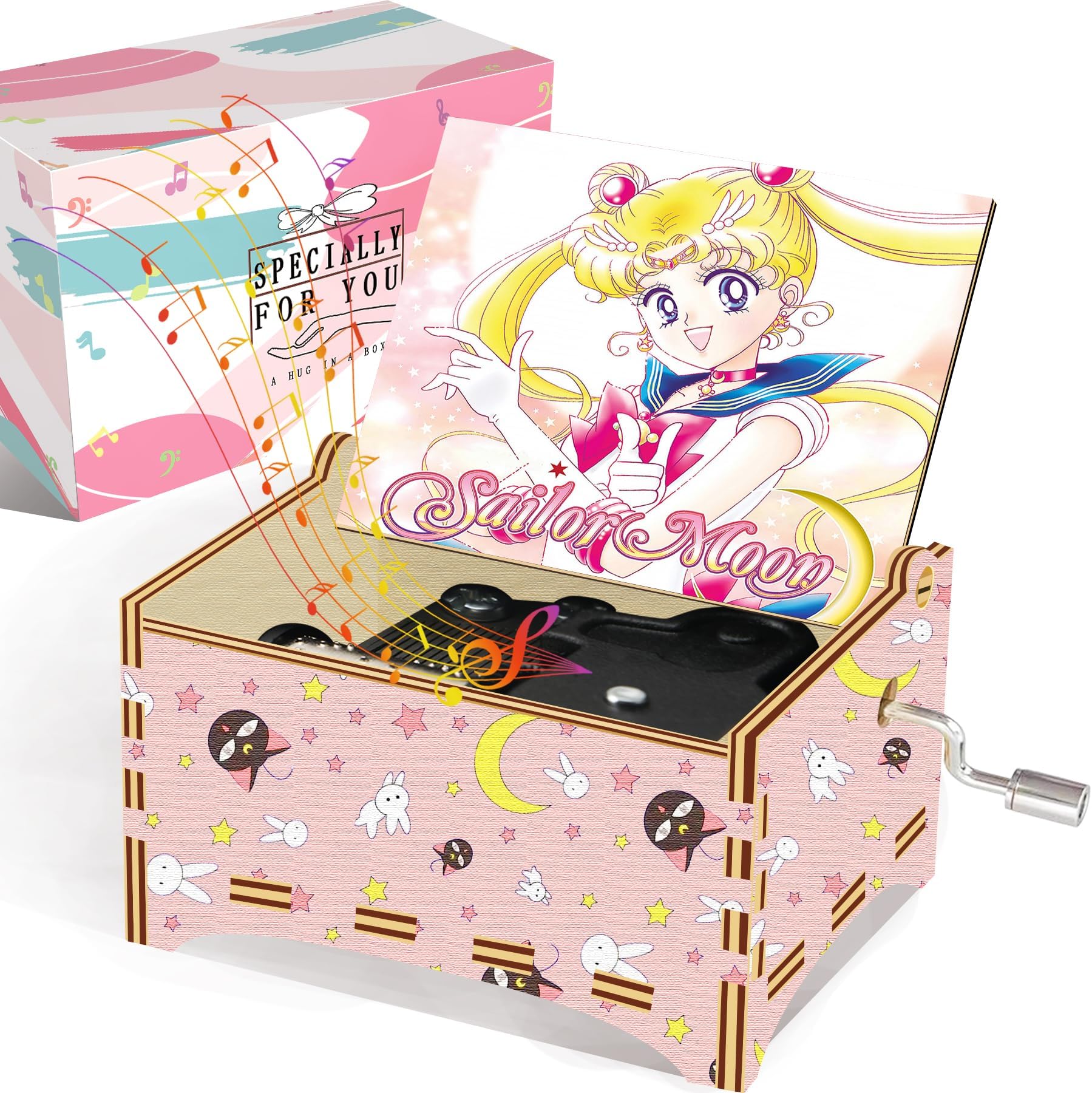 Amazon.com: Sailor Moon Music Box, Anime Collection, 18 Note Mechanism ...