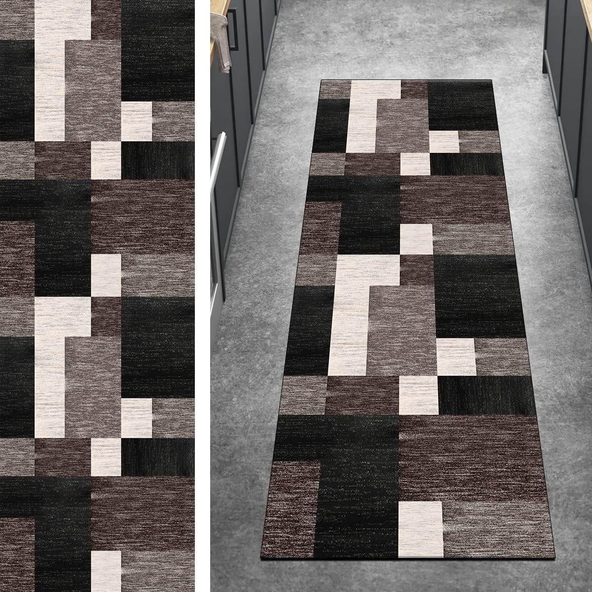 Amazon.de: Ymural Teppichmatten Teppich Läufer Flur Lang Patchwork ...