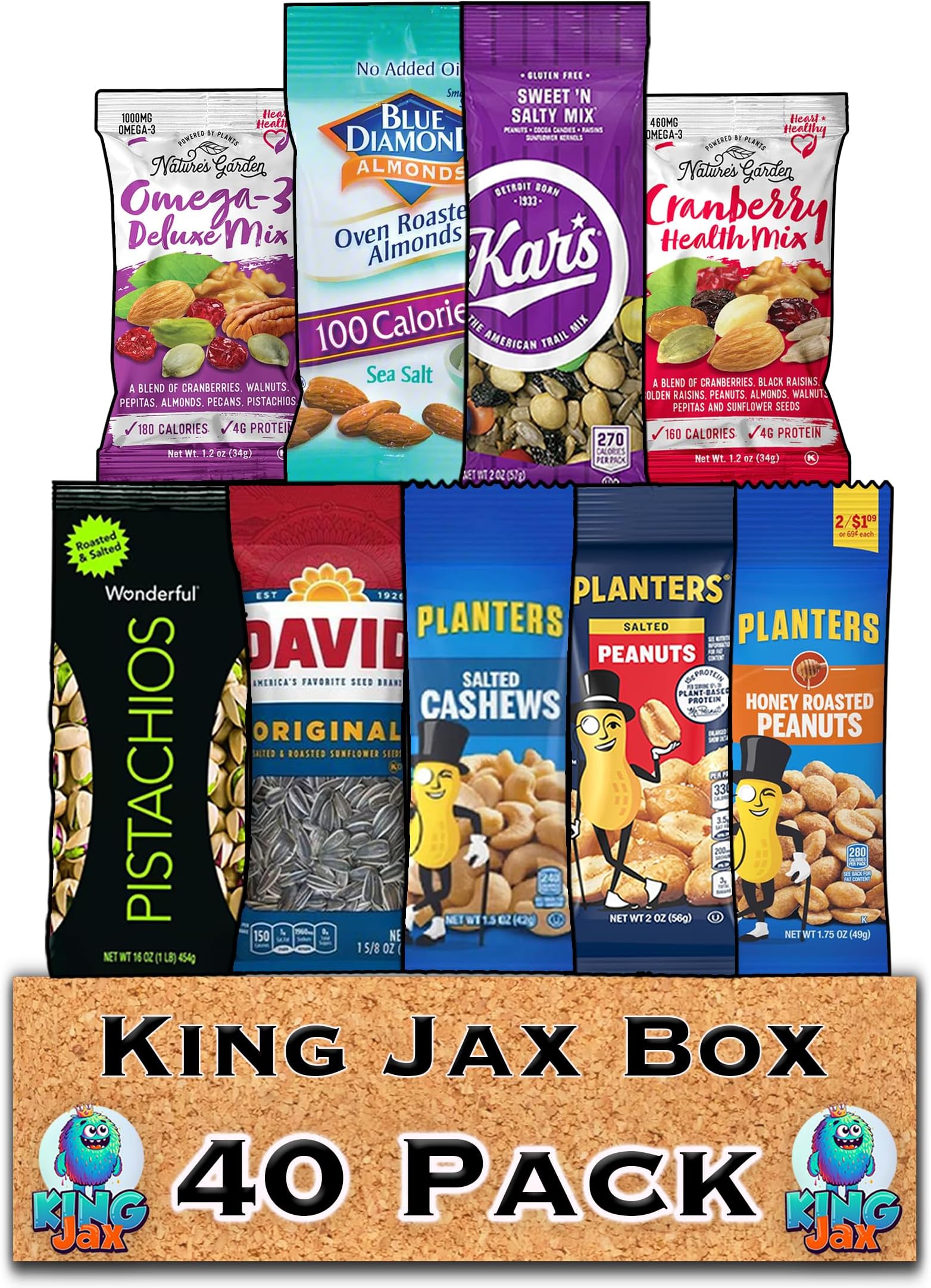 Amazon.com: Nuts Snack Packs - Mixed Nuts and Trail Mix Individual ...