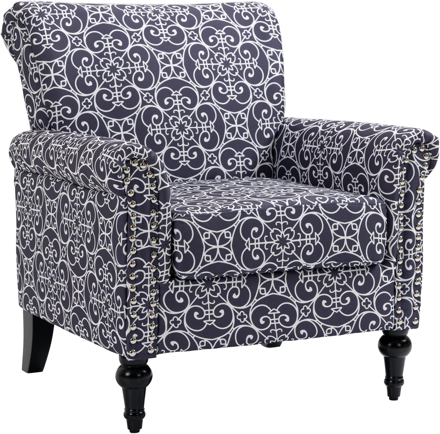 Amazon.com: laverntard Club Chair Fabric Sofa, Mid-Century Furniture ...