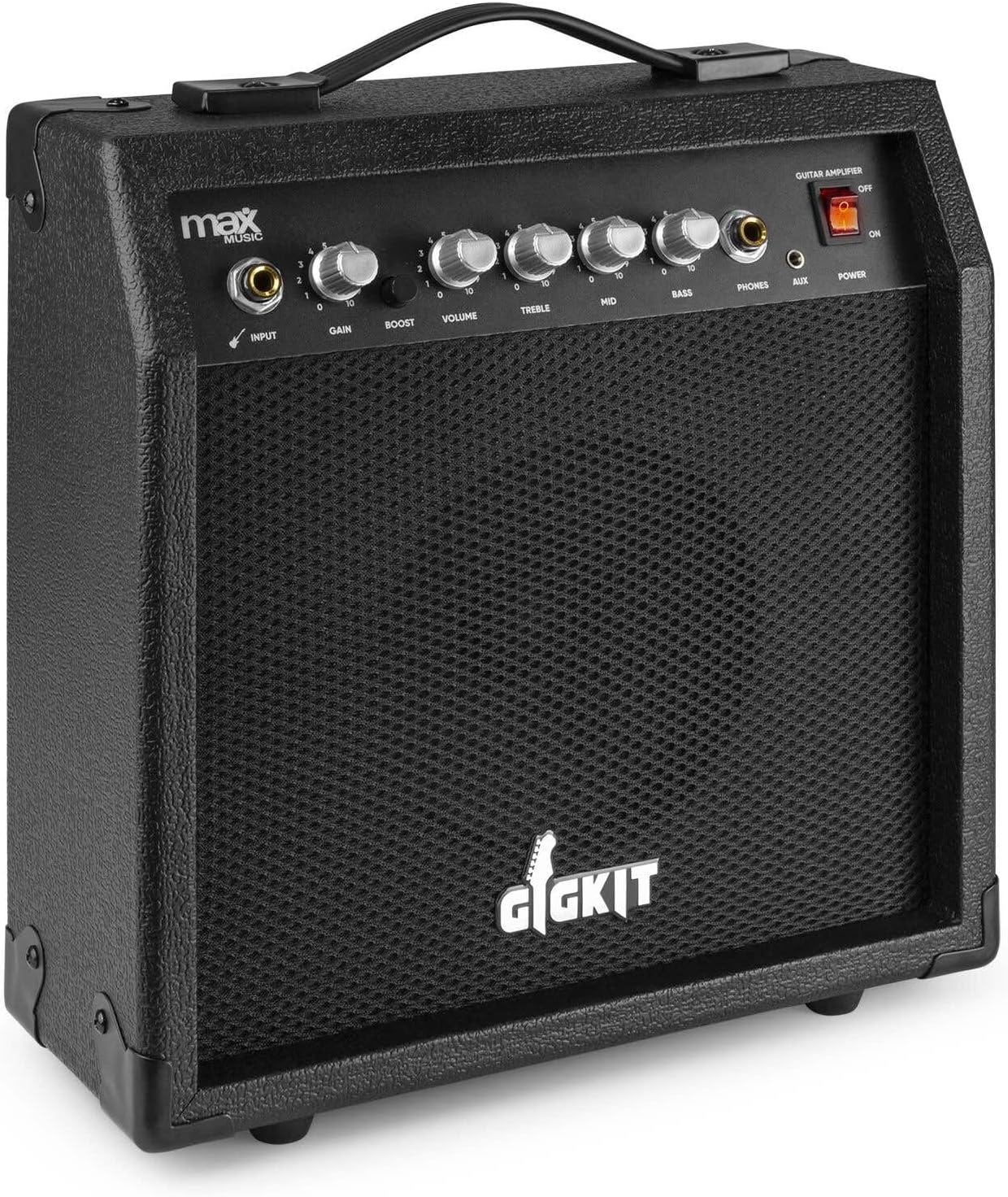 Max GIGKit 40W Practice Guitar Amp – Versatile Beginner Amplifier with ...
