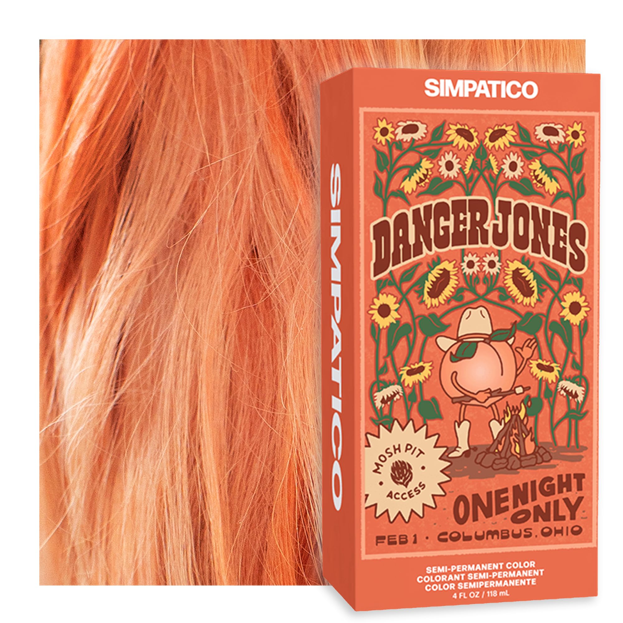 Amazon.com : Danger Jones Semi-Permanent Hair Color (Simpatico - Light ...