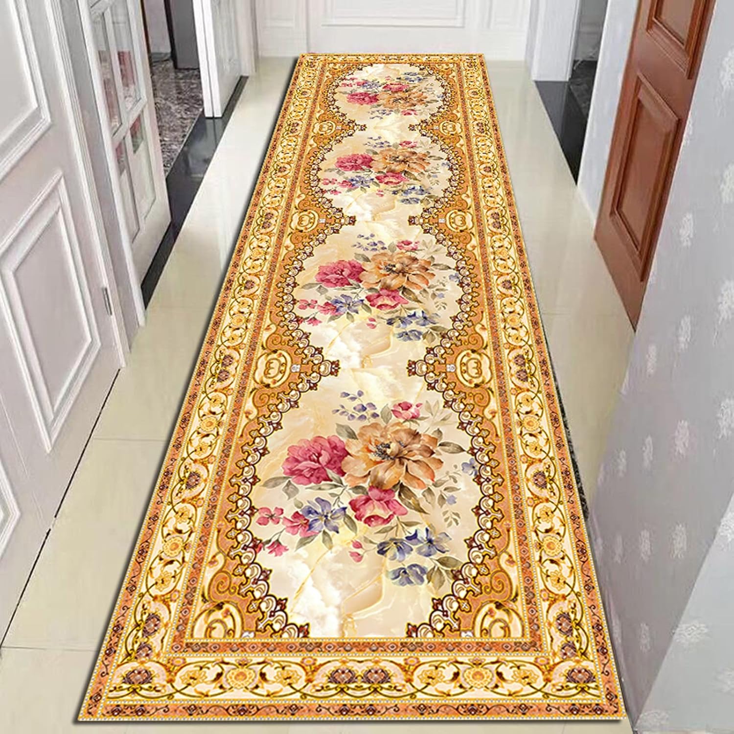 Amazon.com: 3.3x10 FT Modern Hallway Runner Rug, Hardwearing Non Slip ...