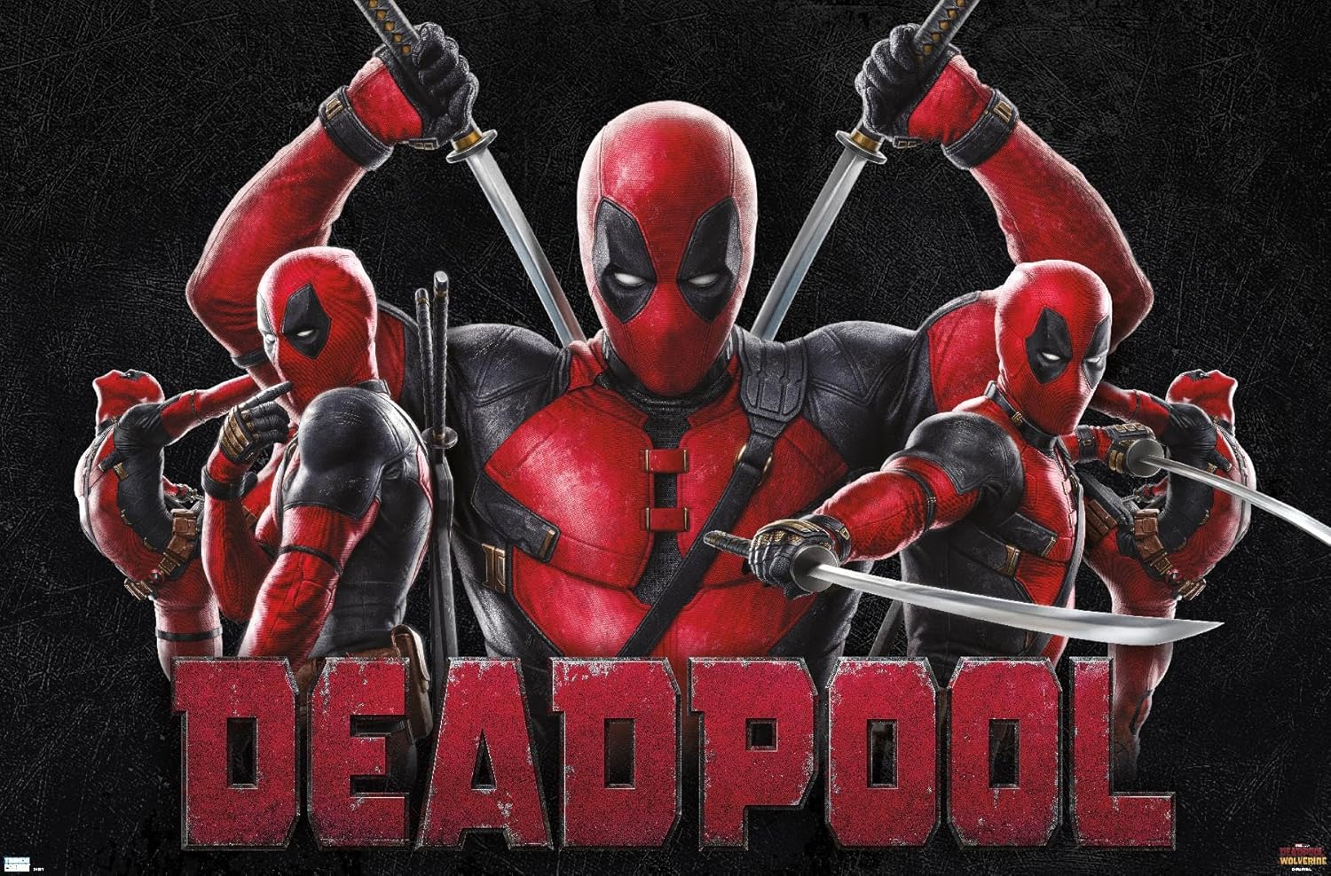 Amazon.com: Trends International Marvel Deadpool & Wolverine - Deadpool ...