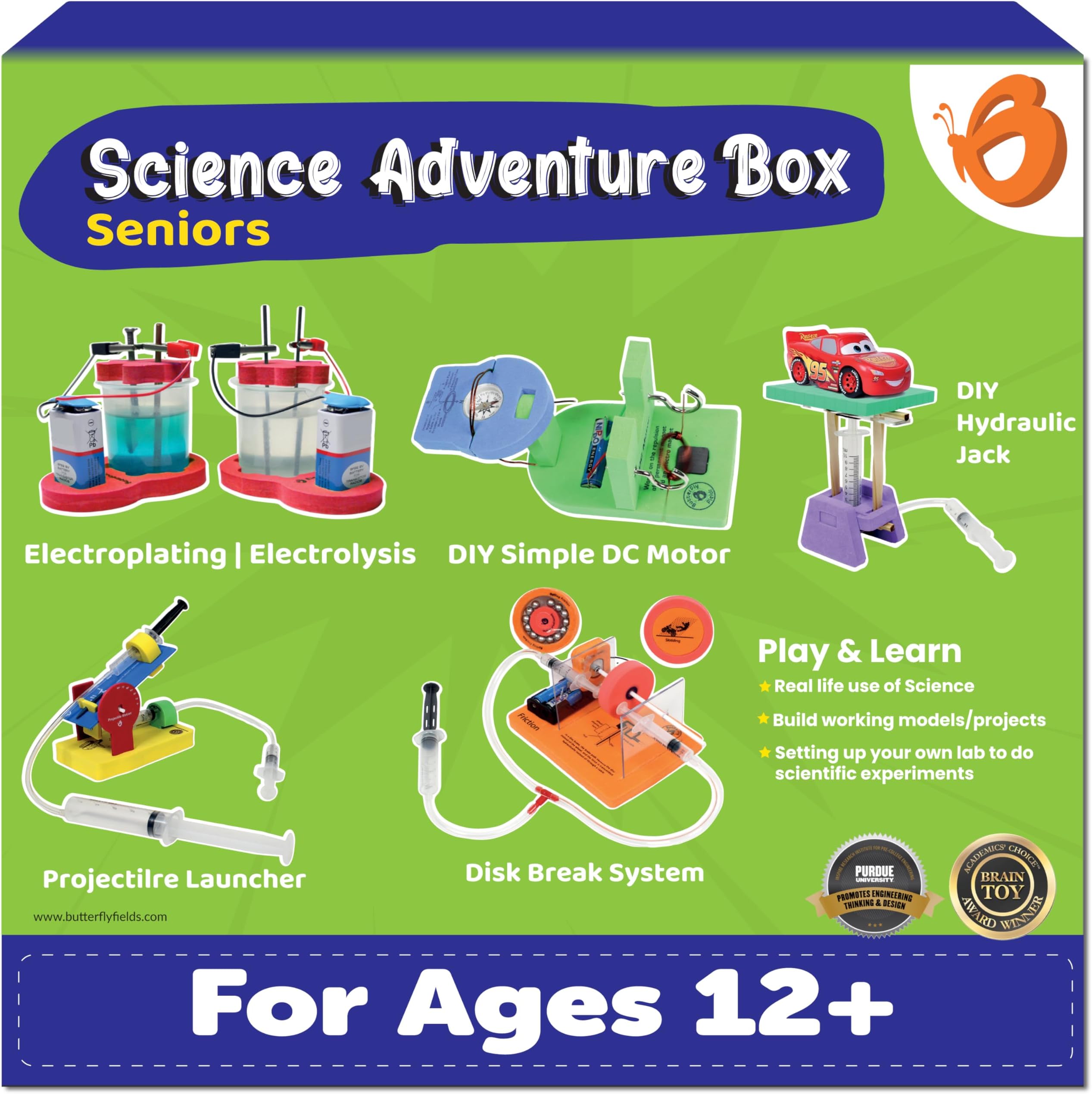 Buy Butterfly EduFields 7In1 Ultimate Electricity Kit | Science Project ...