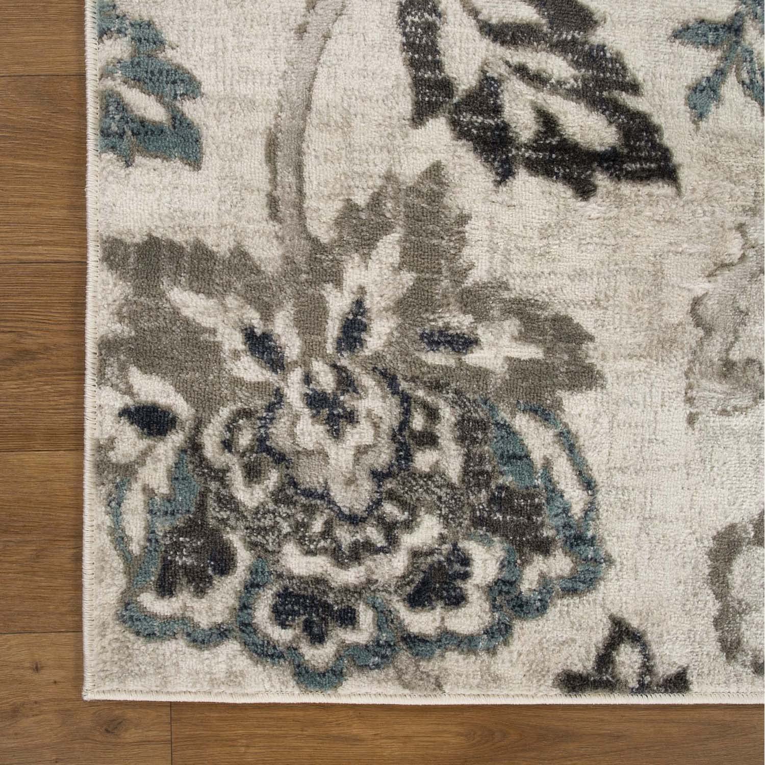 Superior Jacobean Indoor Runner Rug with Jute Backing, Perfect for ...