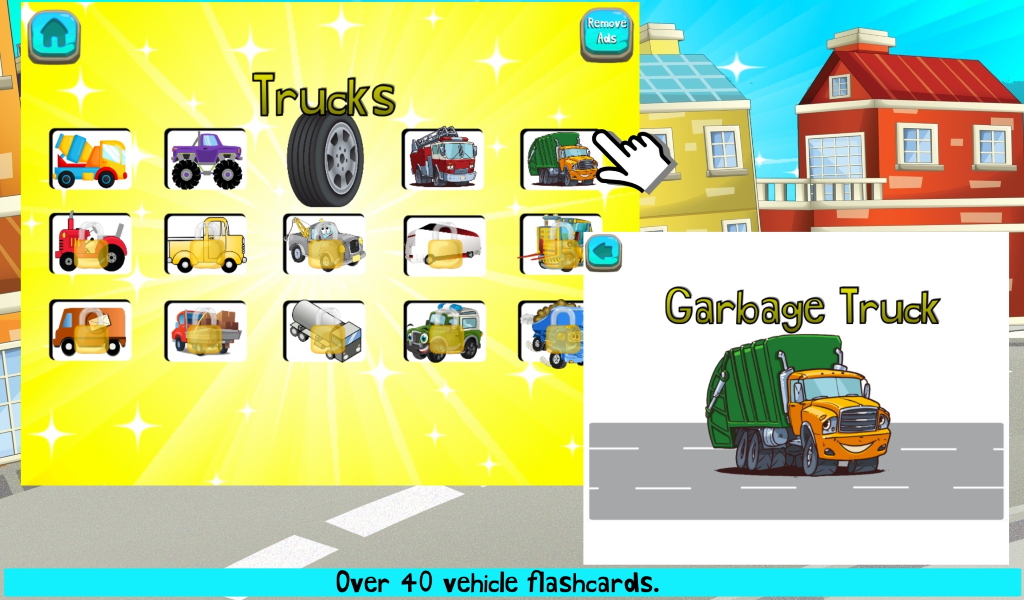 Vehicle Games For Toddlers! Cars Trucks, Motorcycle & Planes for Ages 1 ...