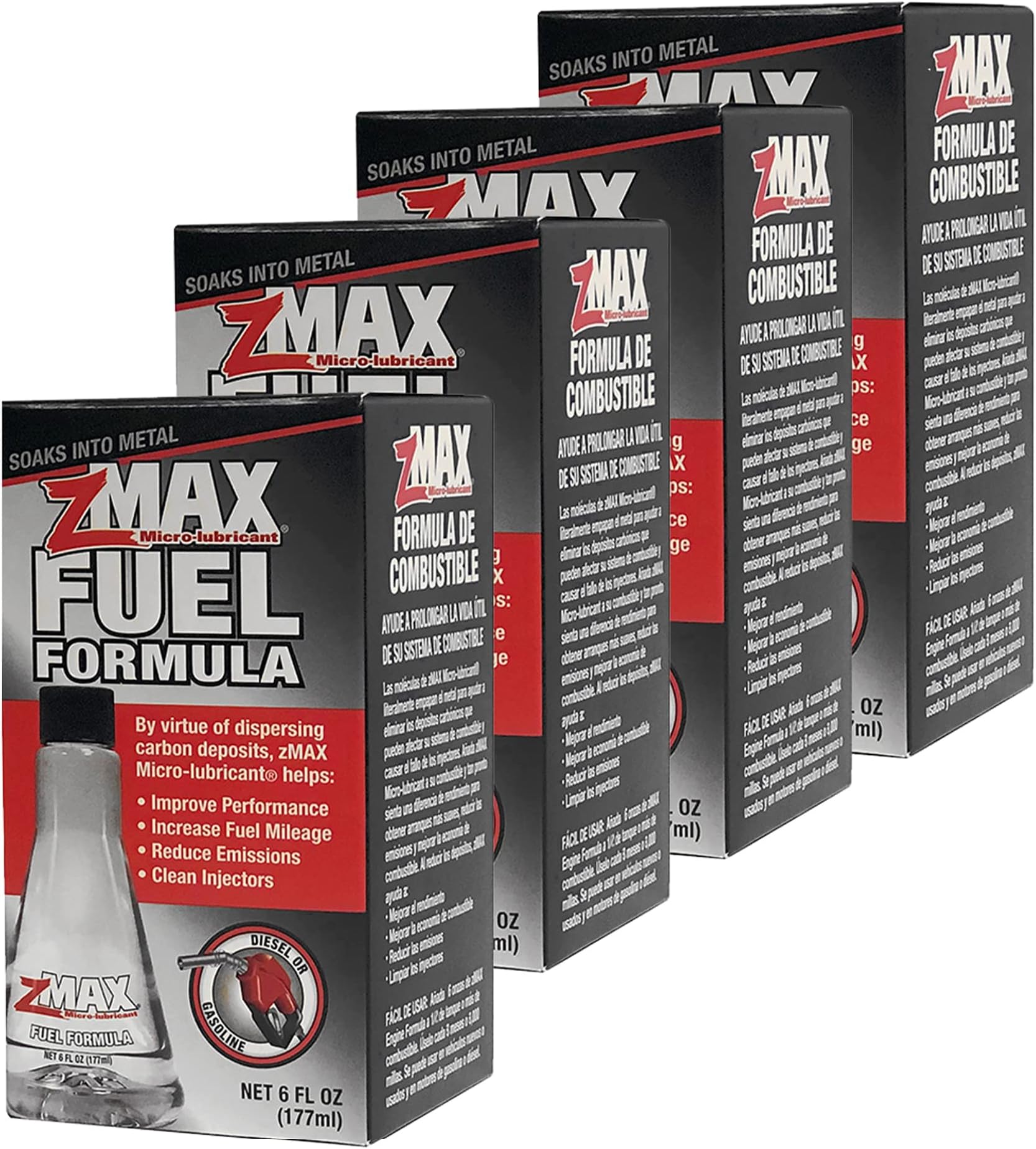 Amazon.com: zMAX 58-106 - Fuel Formula - Easy to Use - Fuel Treatment ...