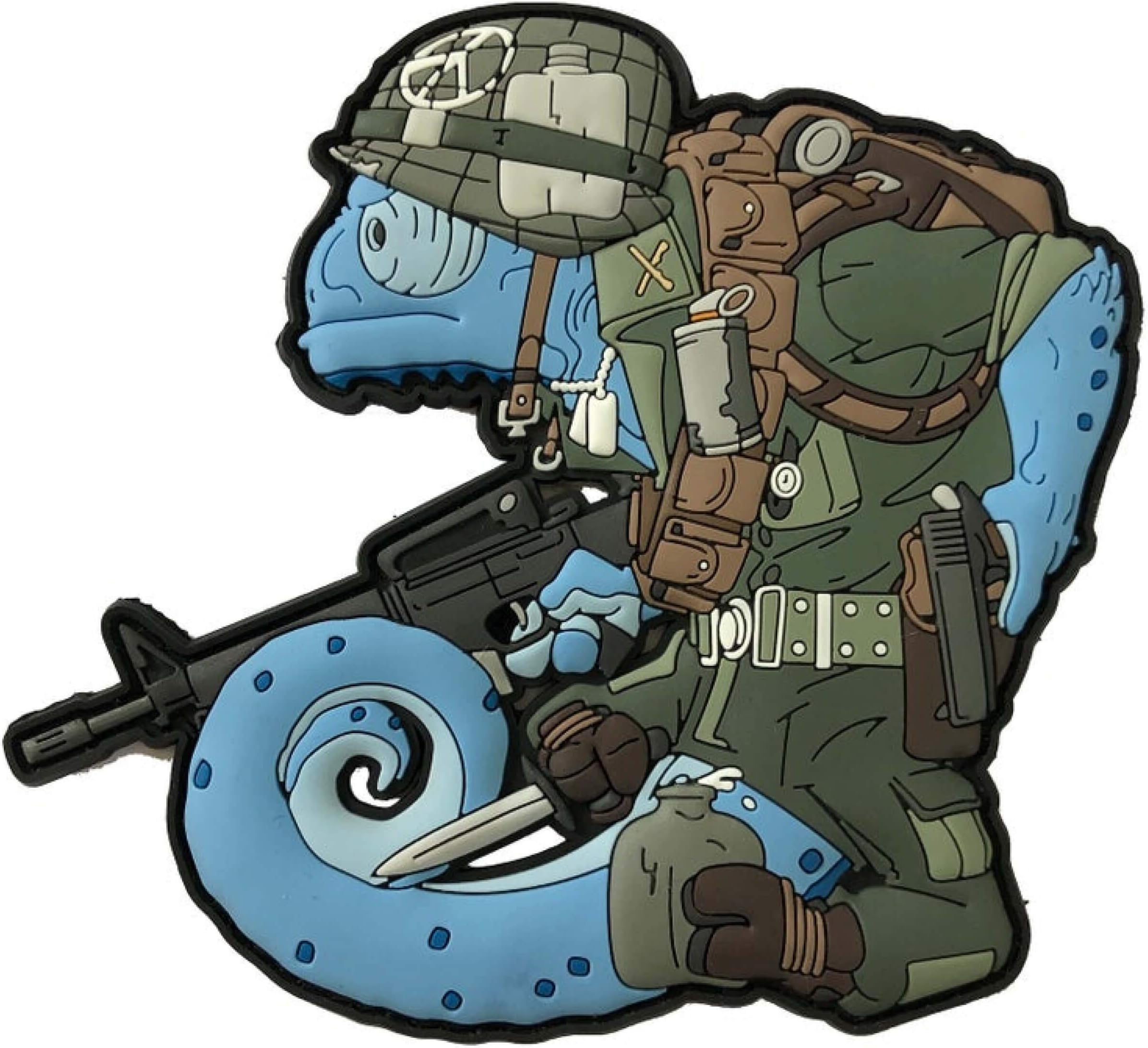 Amazon.com: Patchlab Chameleon Legion GI Joe Vietnam War Soldier PVC Rubber Morale Patch, Hook ...